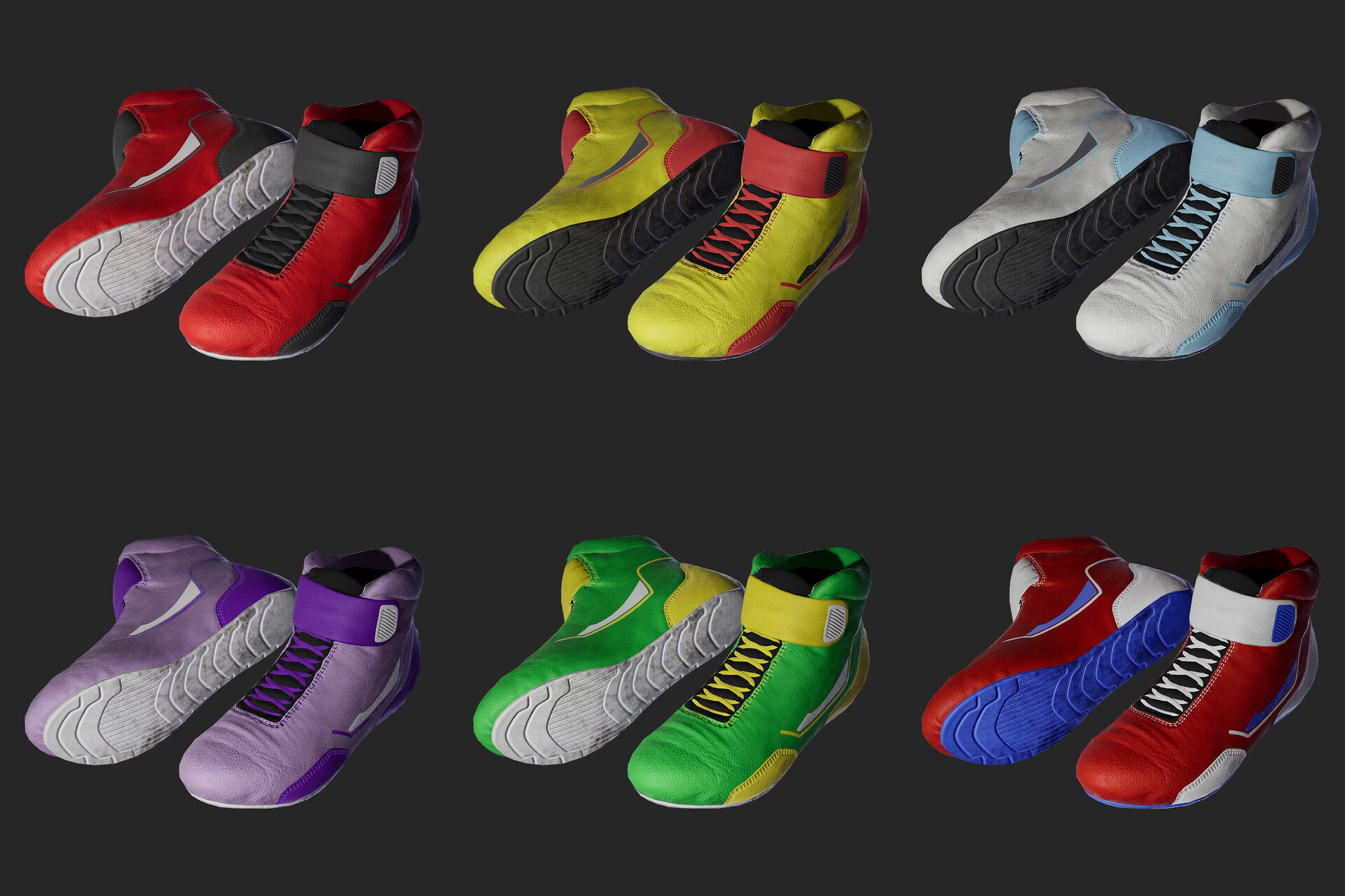 Pete J Viney Portfolio - Racing Boots