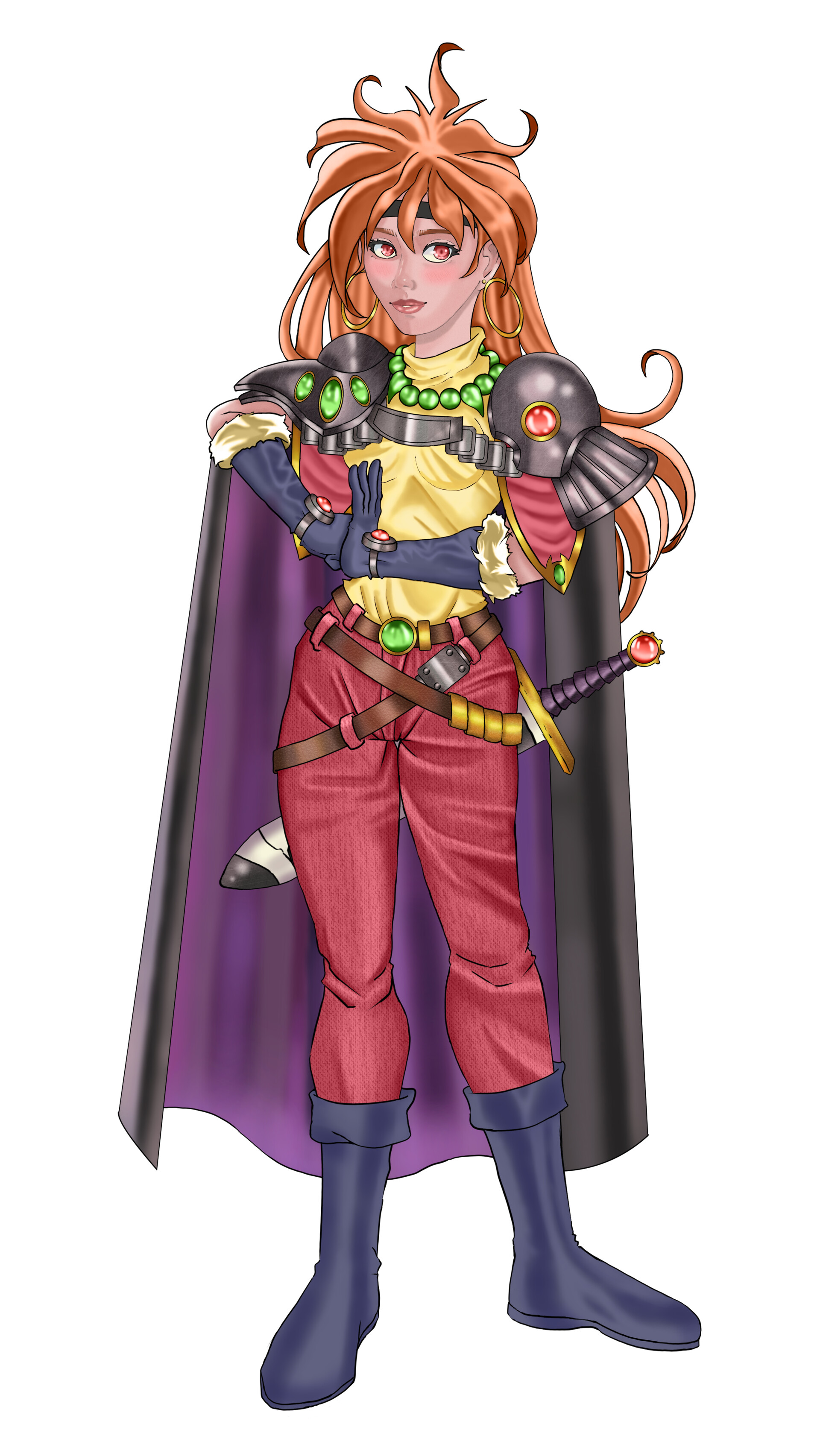 ArtStation - Lina Inverse from Slayers and Dota