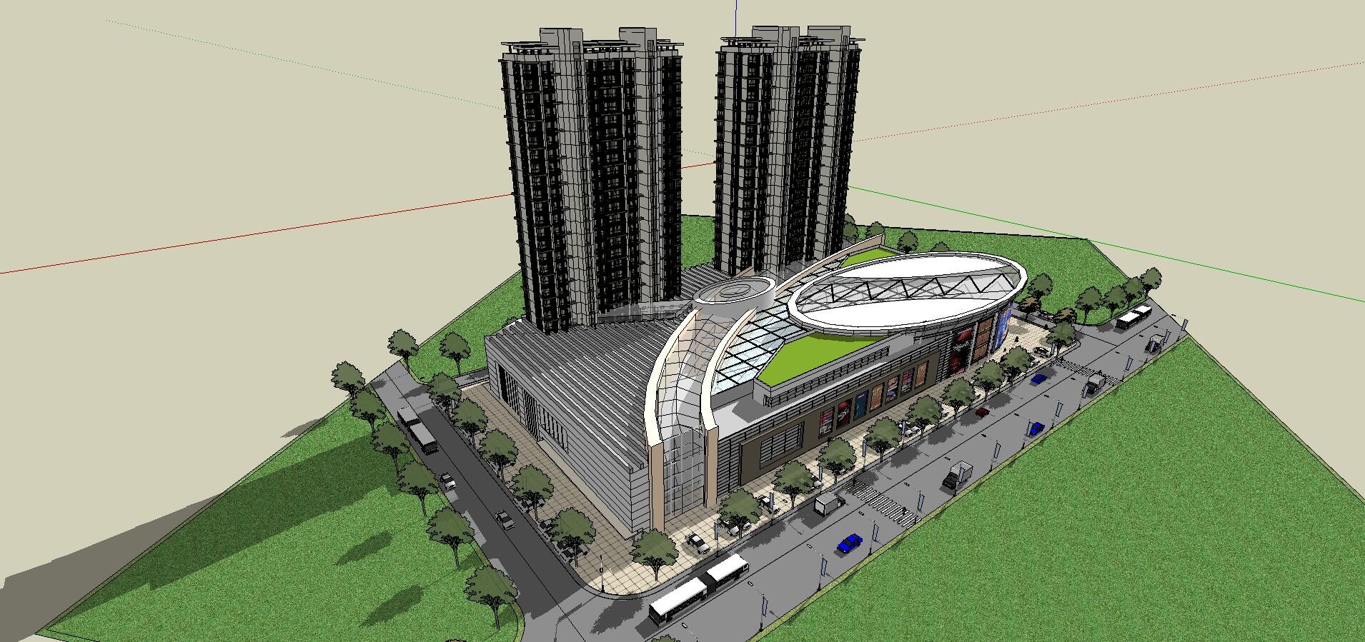 ArtStation - City-Office Building-Commercial-0100