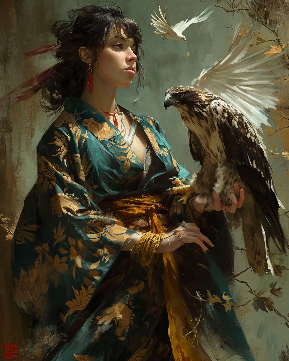 ArtStation - The Falcon Tamer