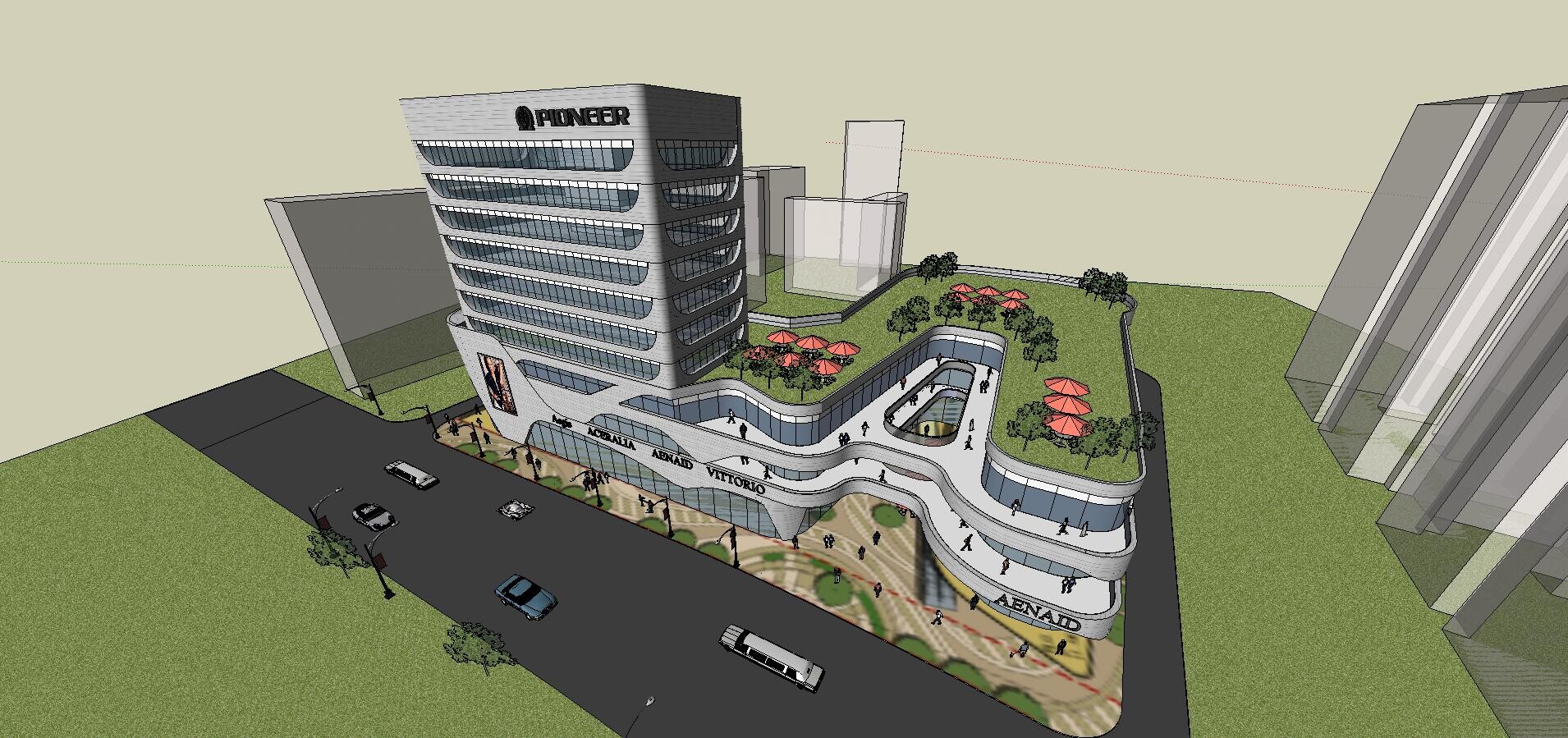 ArtStation - City-Office Building-Commercial-0110