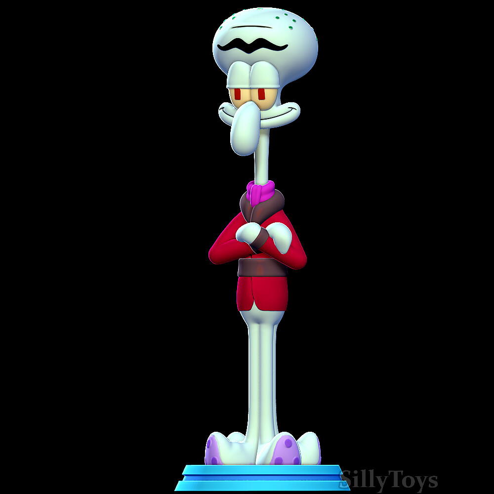 ArtStation - Squilliam Fancyson - Spongebob Squarepants 3D print model