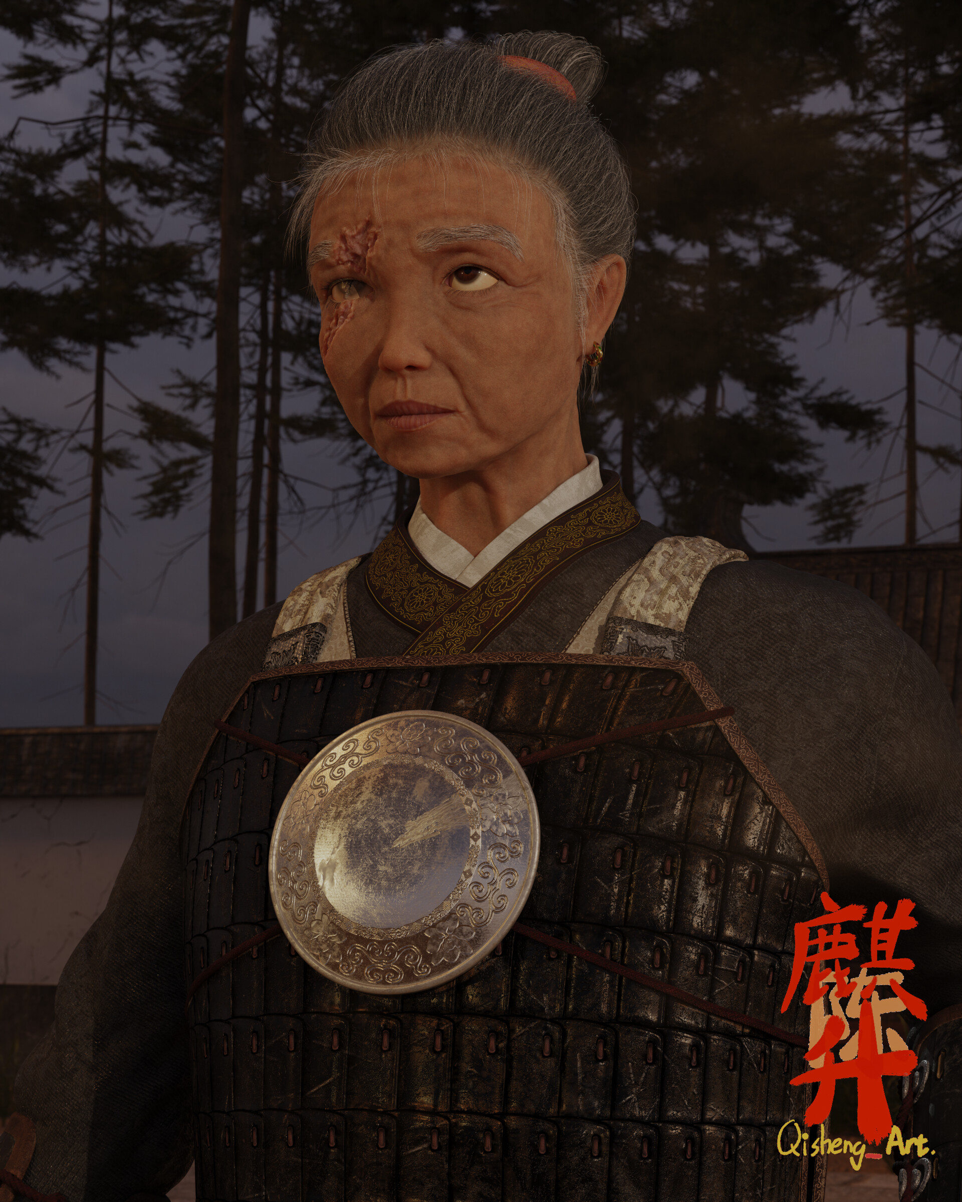 Qisheng_Art - 木兰传第一章 - 暮年 (Mulan Chapter One - Old Age)