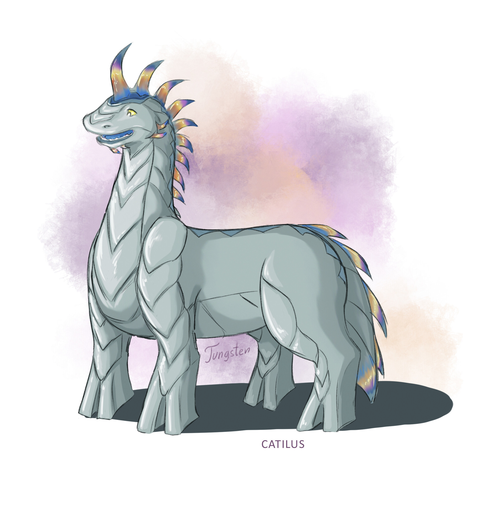 ArtStation - Periodic Table of Elementals: Tungsten Elemental – D&D Creature