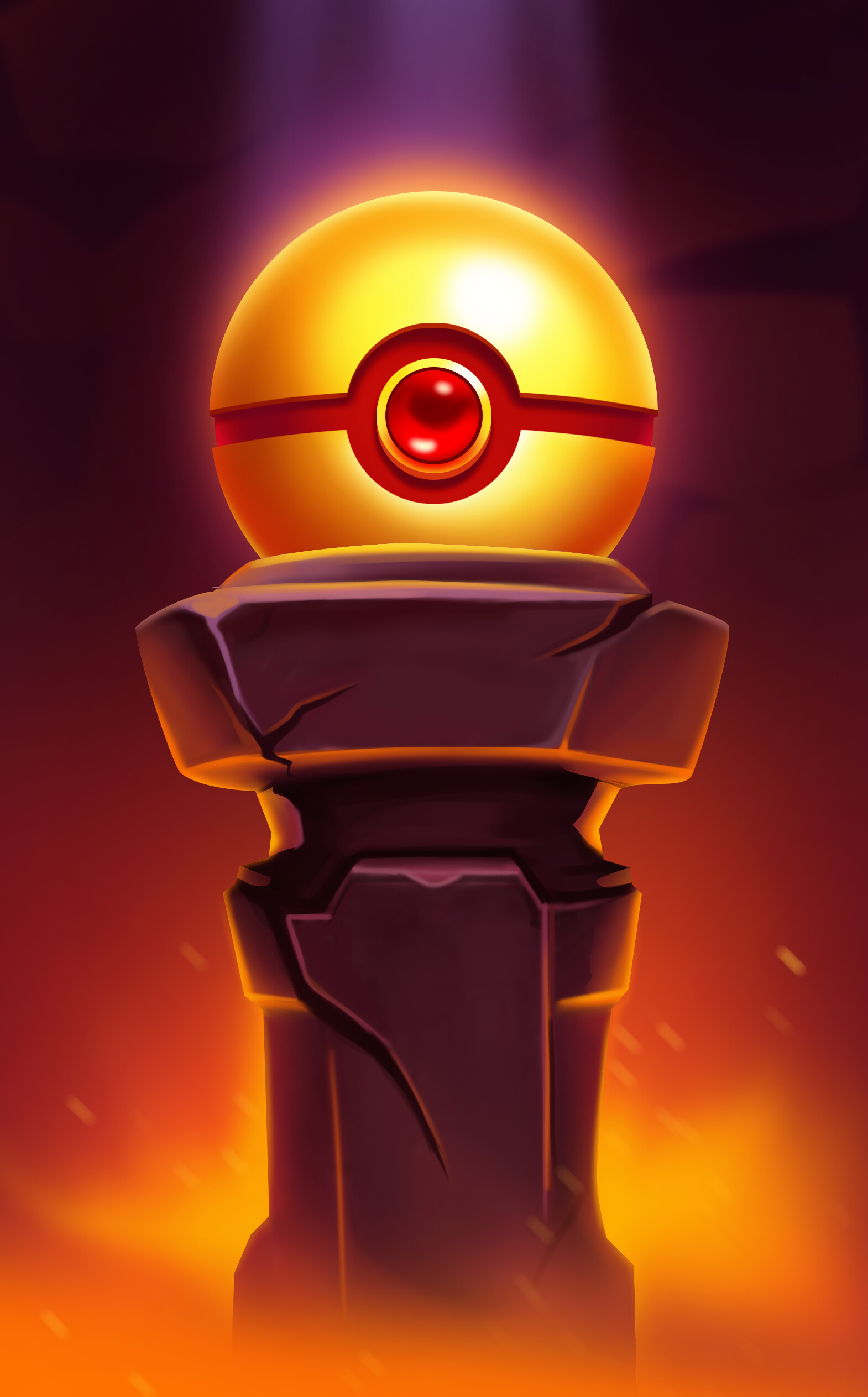 ArtStation - The Mythical Pokeball