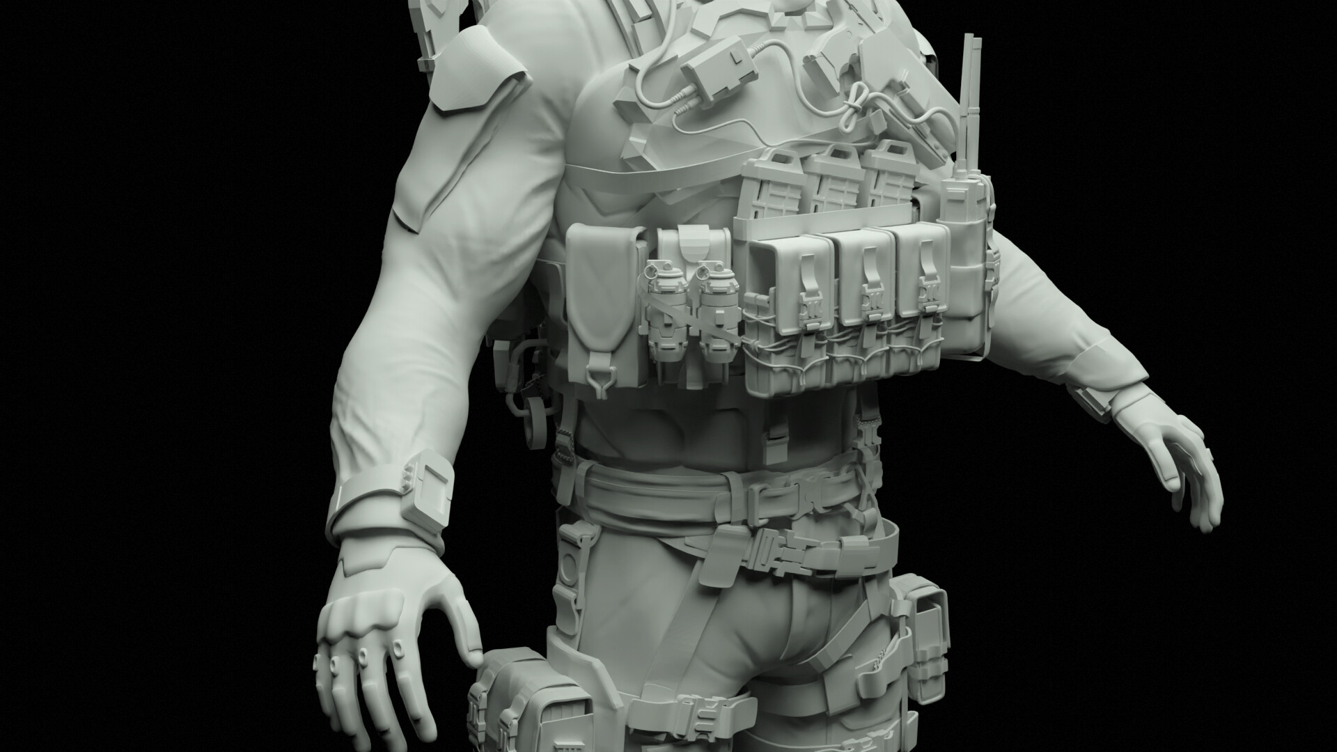 ArtStation - Tactical shooter Game Character