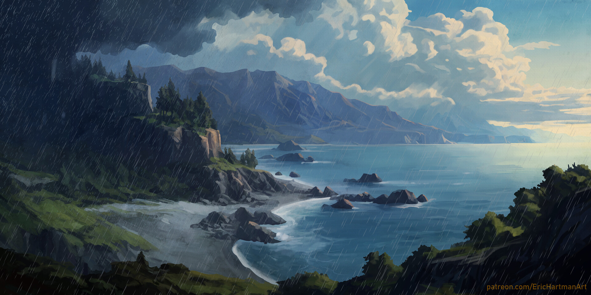 ArtStation - The Storm Coast