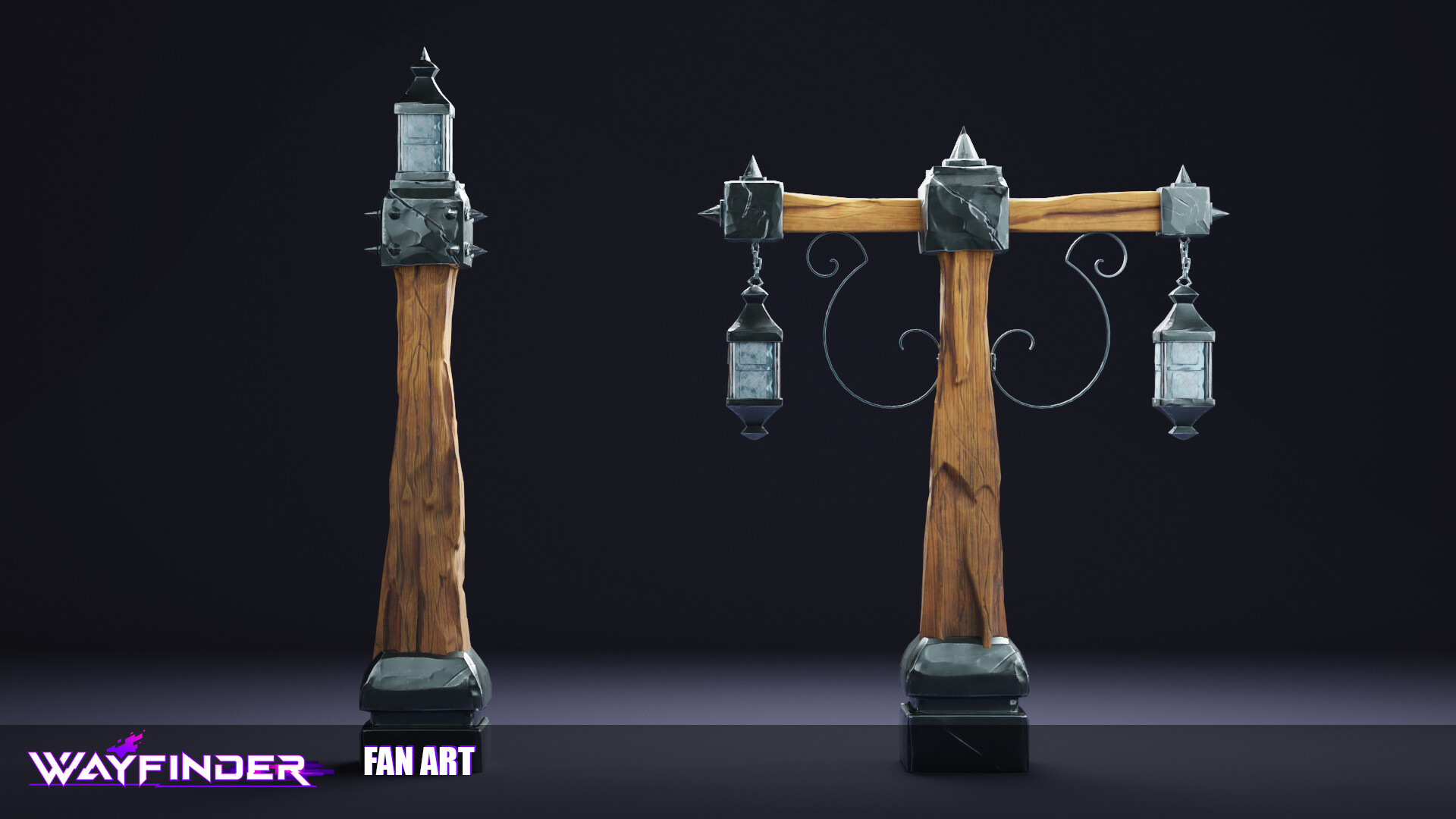 Axel Arondel - Wayfinder_Fan Art_ Modular Architecture Set