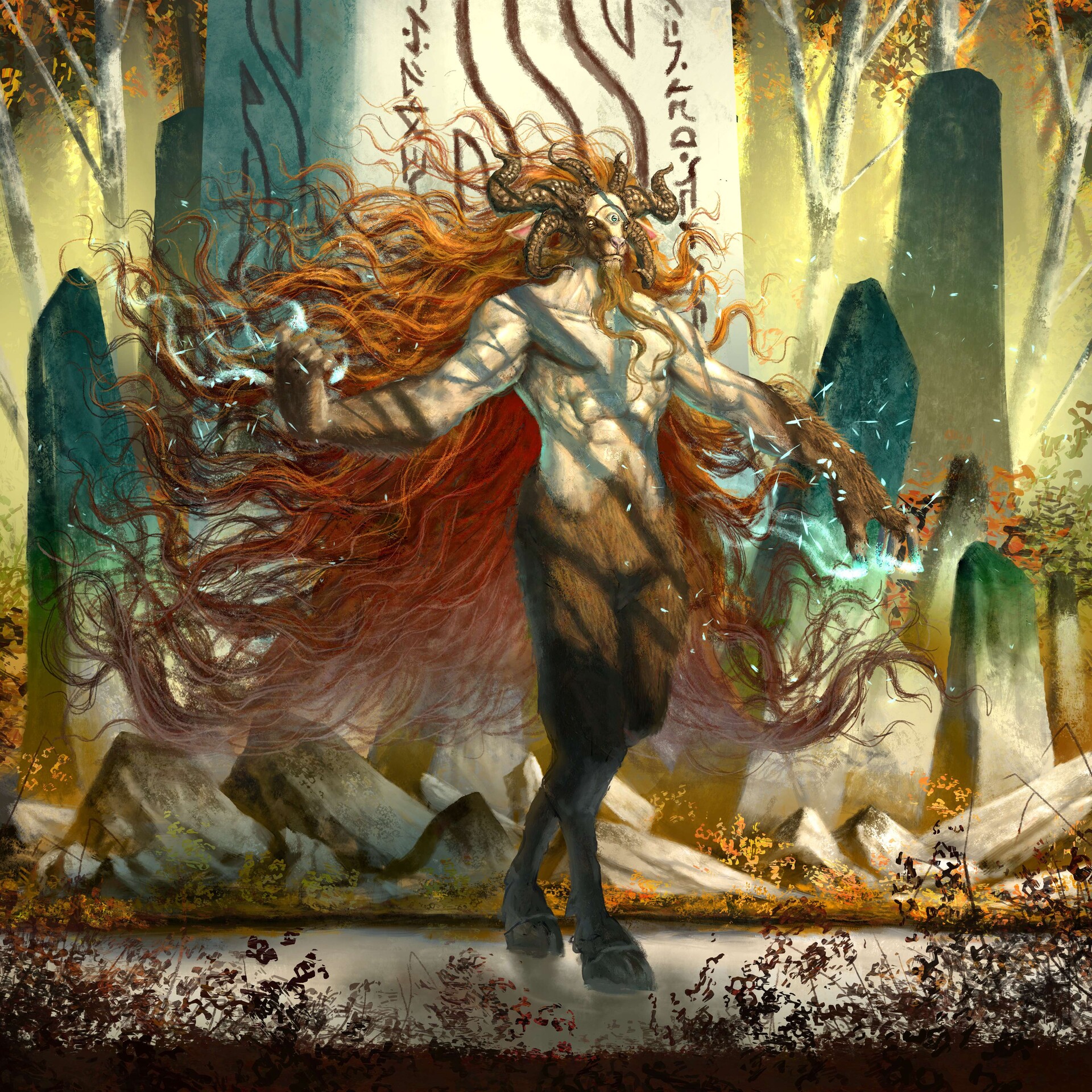 ArtStation - Goat Deity