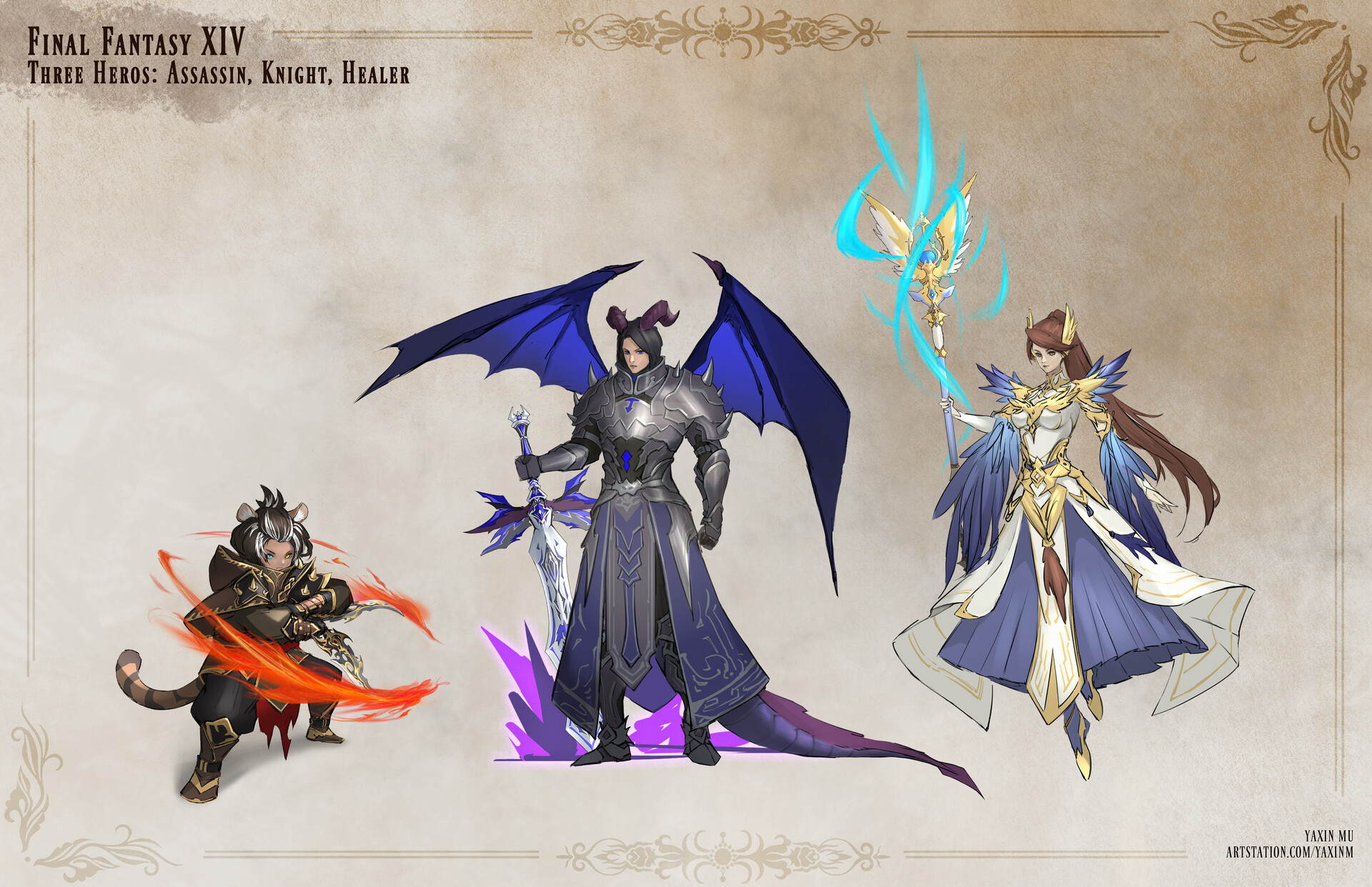 ArtStation - Final Fantasy XIV Fan Art