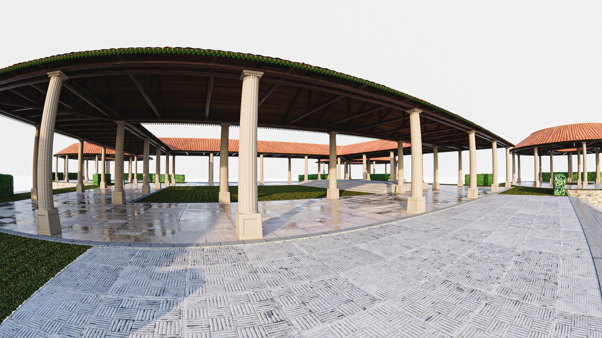 ArtStation - Outdoor Hall LP