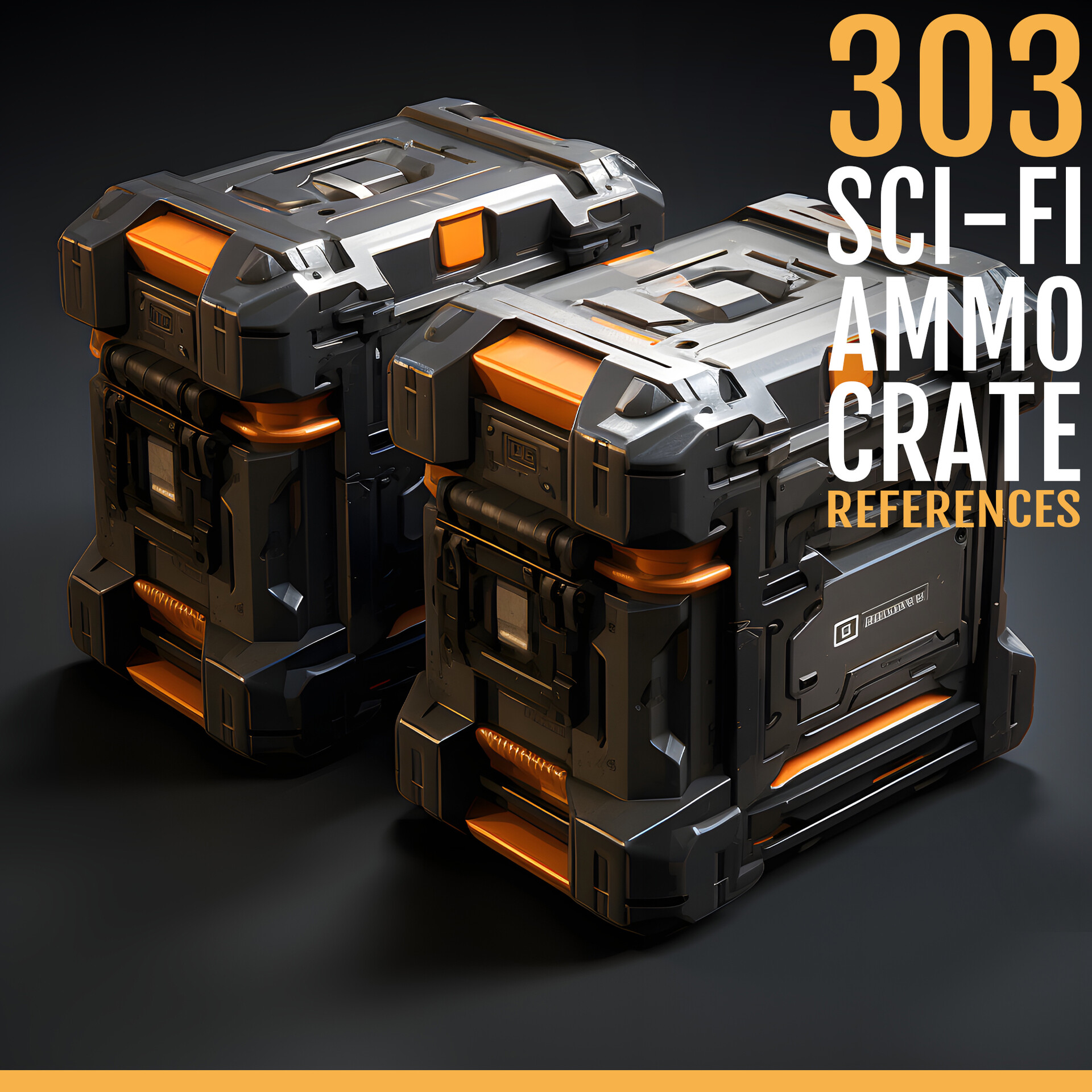 ArtStation - 303 Sci-fi Ammo Crate