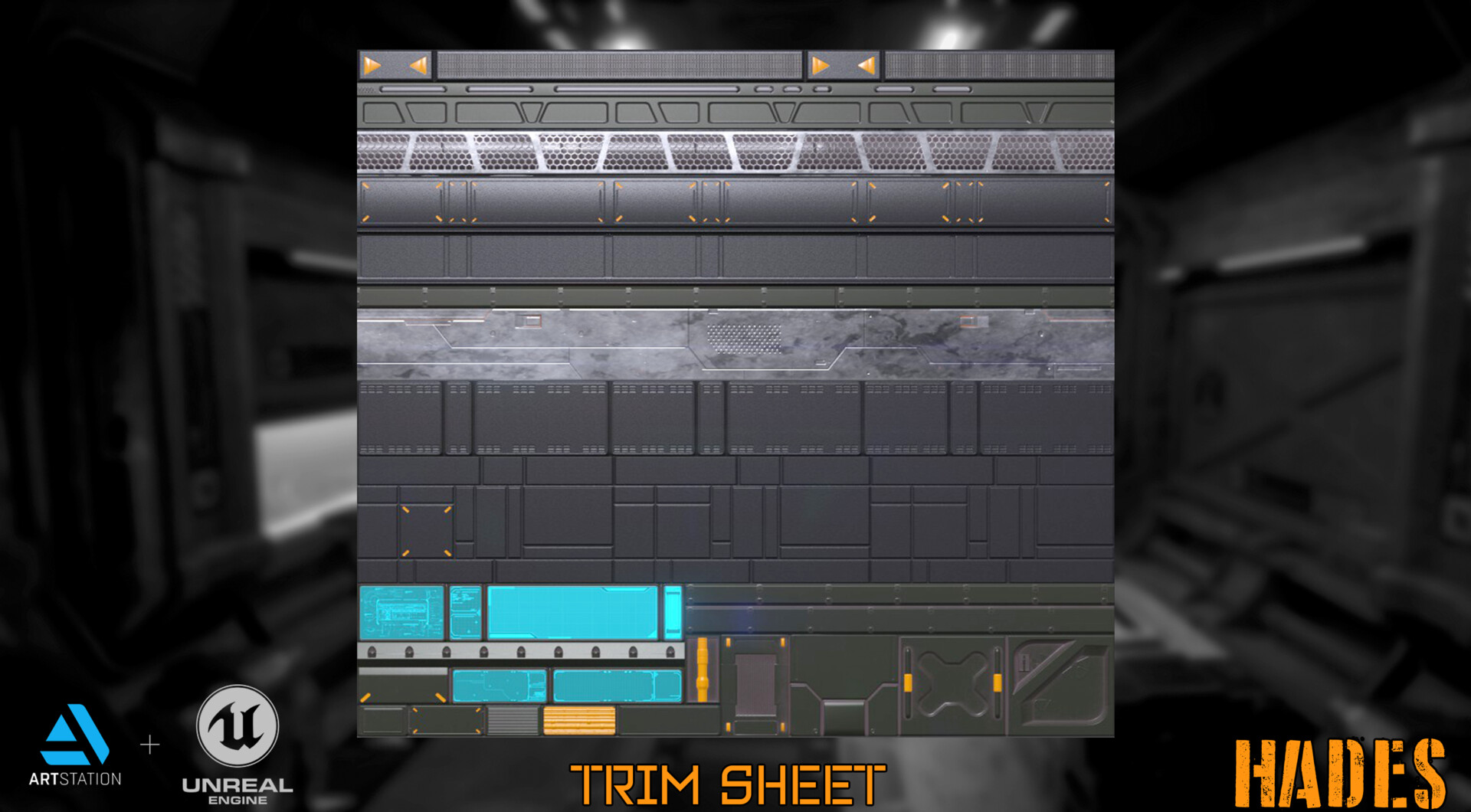 Viktor Ustinov - Modular sci-fi corridor