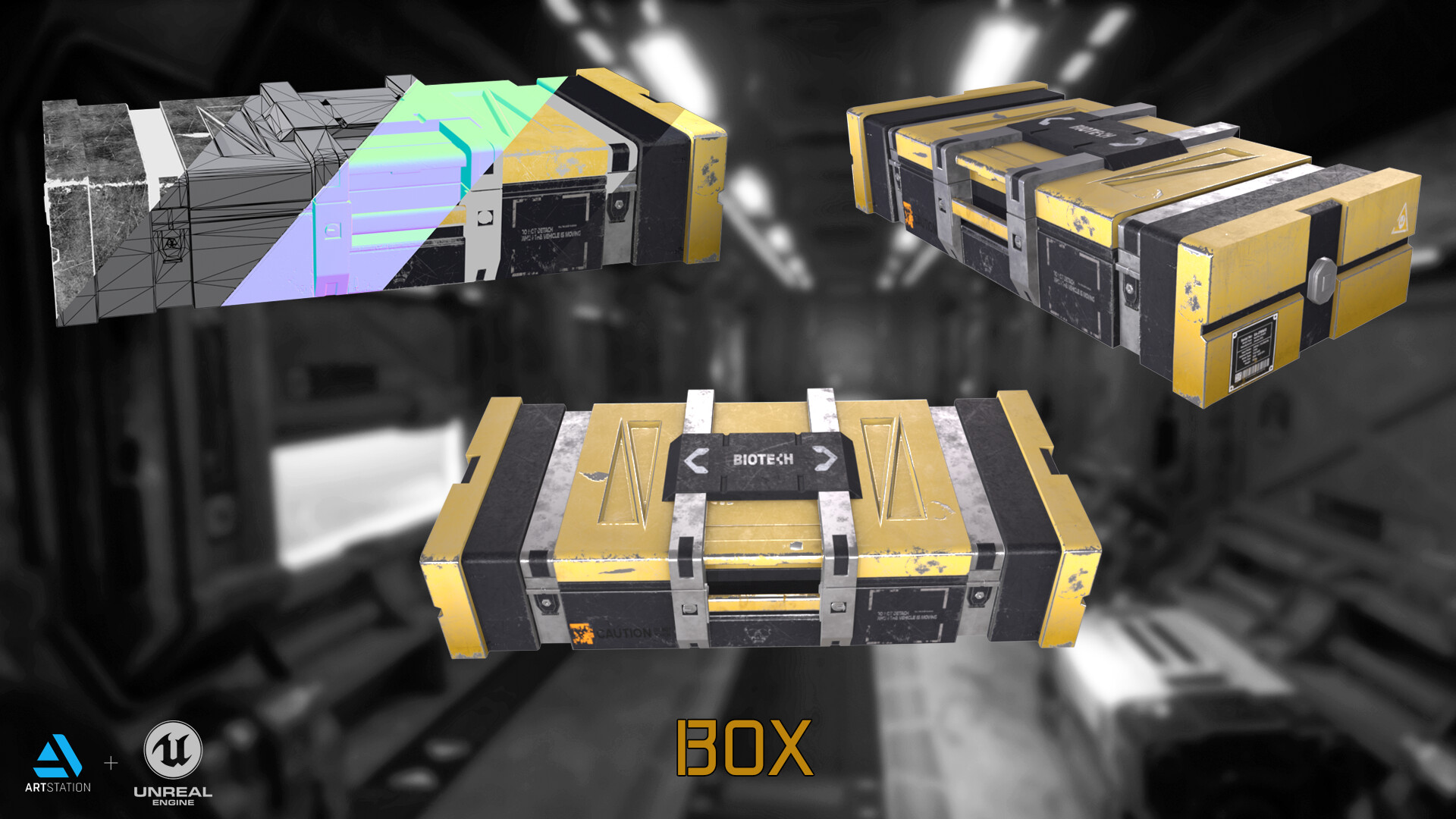 Viktor Ustinov - Modular sci-fi corridor