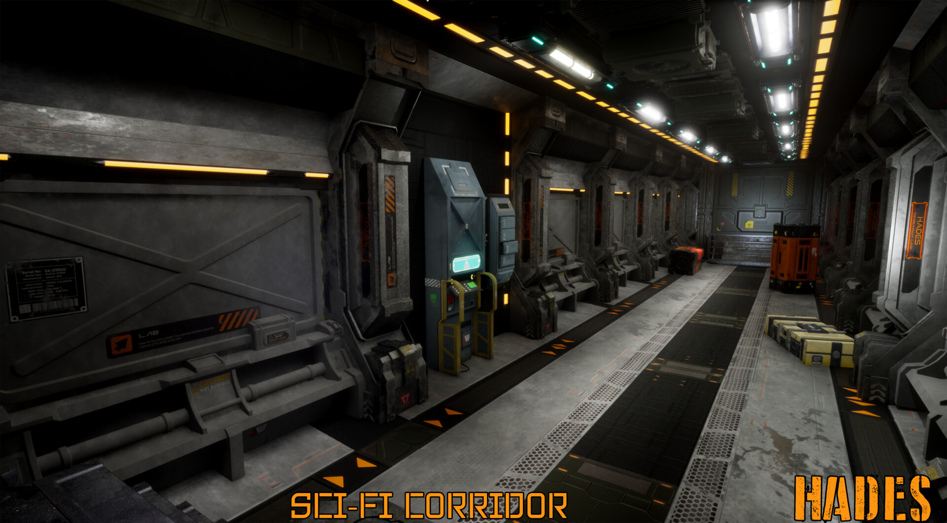 Viktor Ustinov - Modular sci-fi corridor