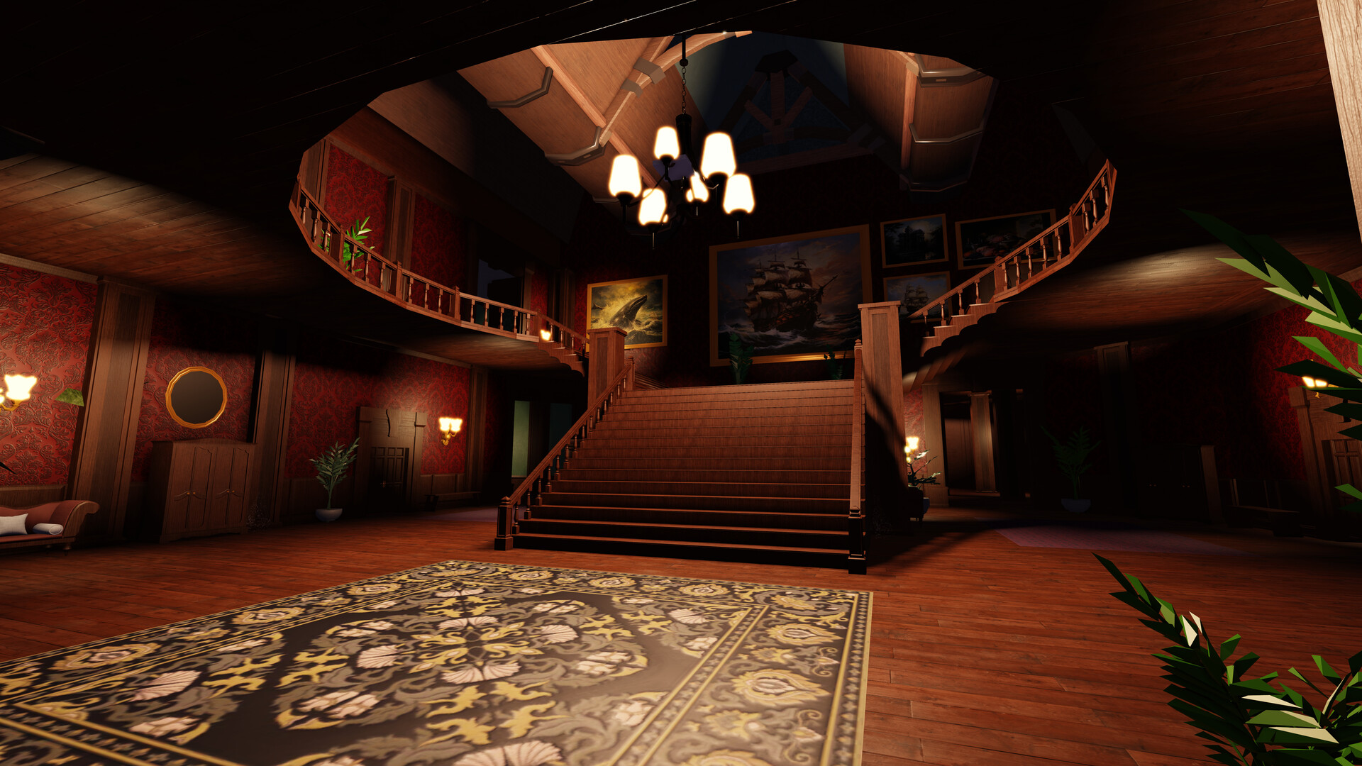 ArtStation - Unreleased Roblox Horror Game Interior