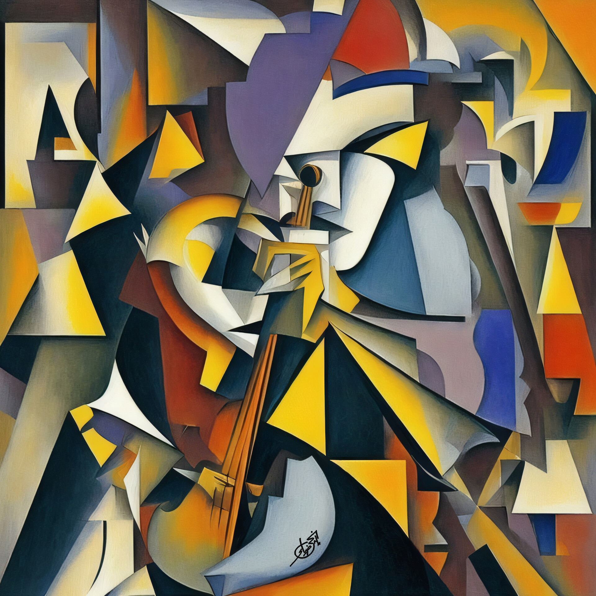 ArtStation - Abstract, Cubism Design (Digital Painting)