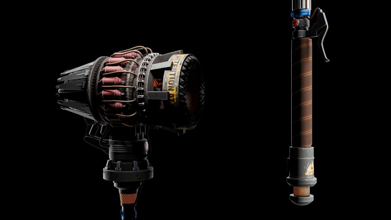 ArtStation - Jet Engine Hammer (concept)
