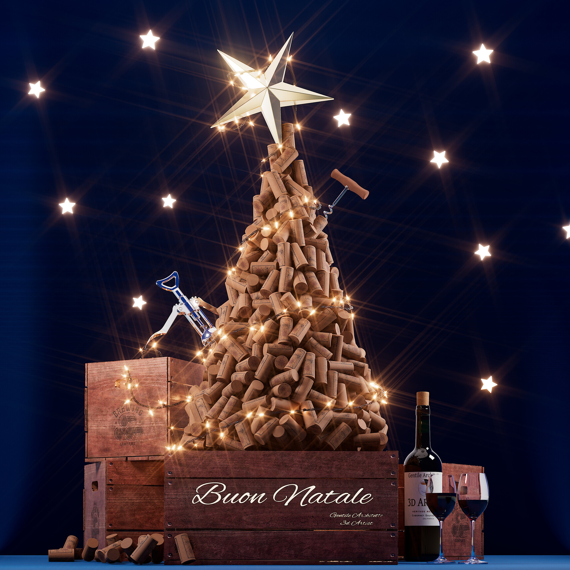 ArtStation - A 3D CGI Christmas work