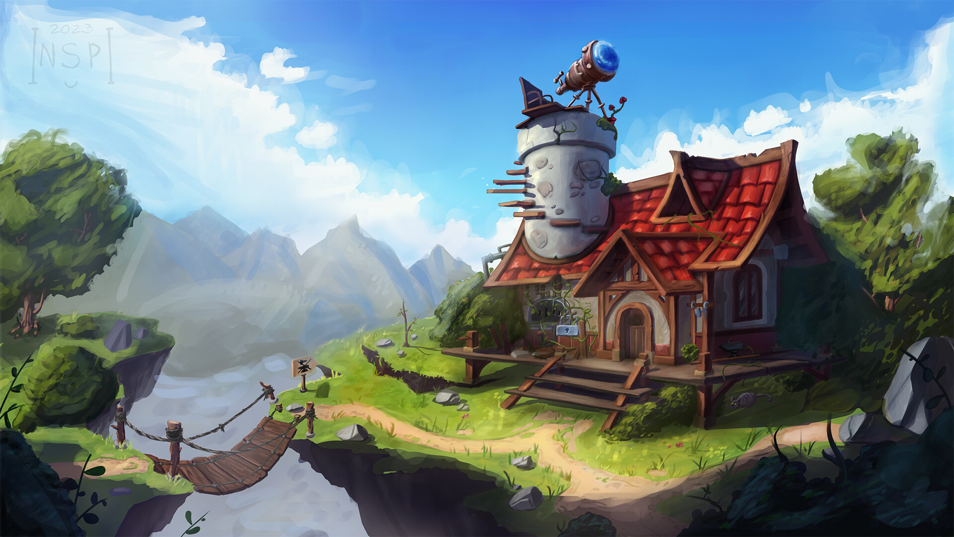 ArtStation - The Dreamer's House