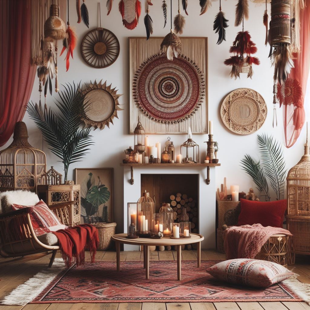 ArtStation - Boho Interior Design