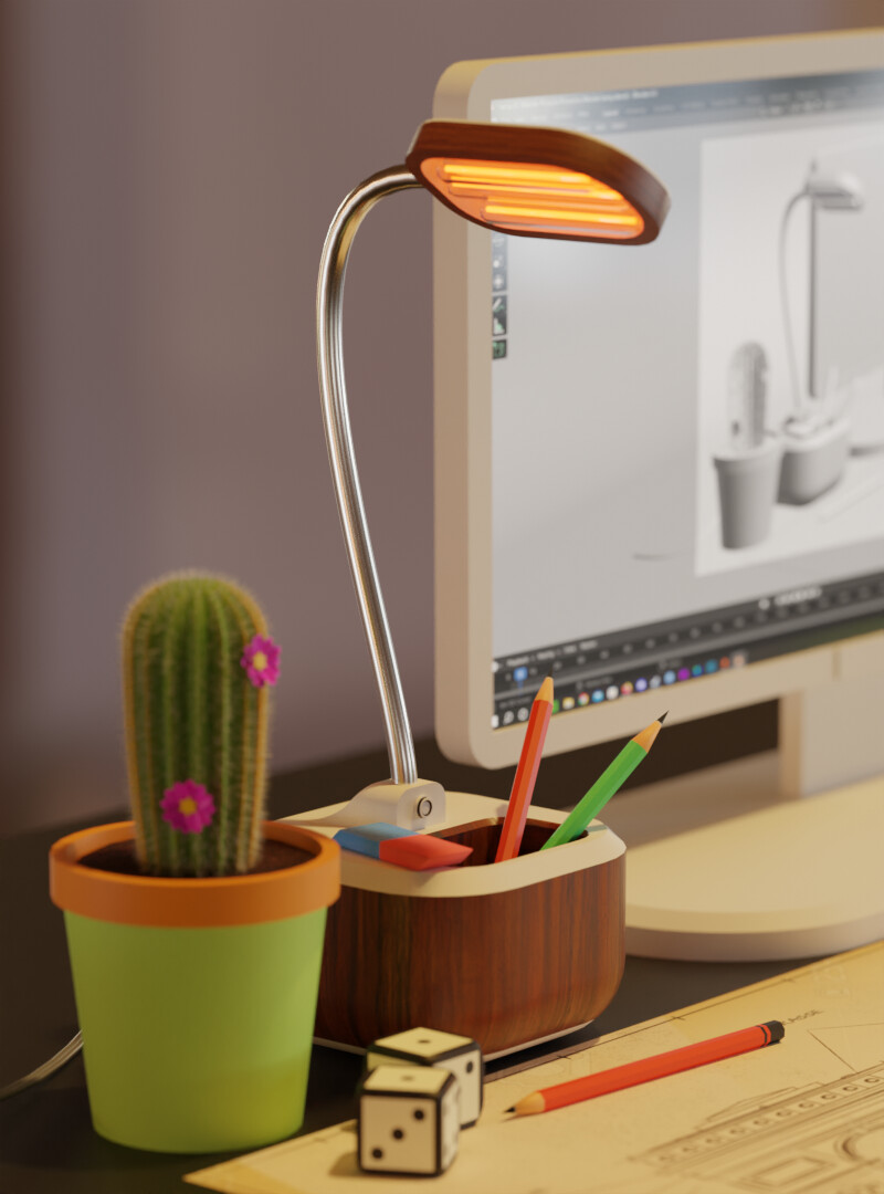 ArtStation - Desk Scene