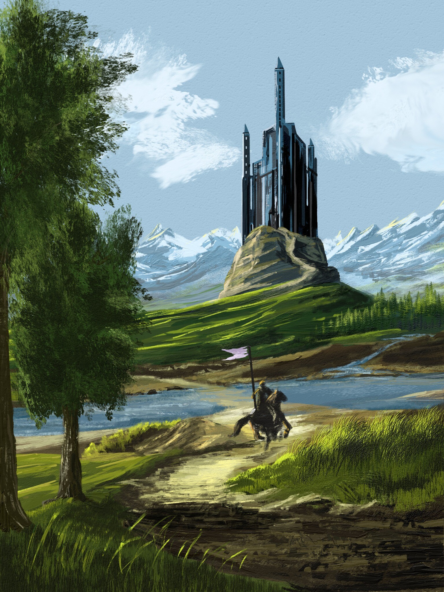 ArtStation - Distant Castle