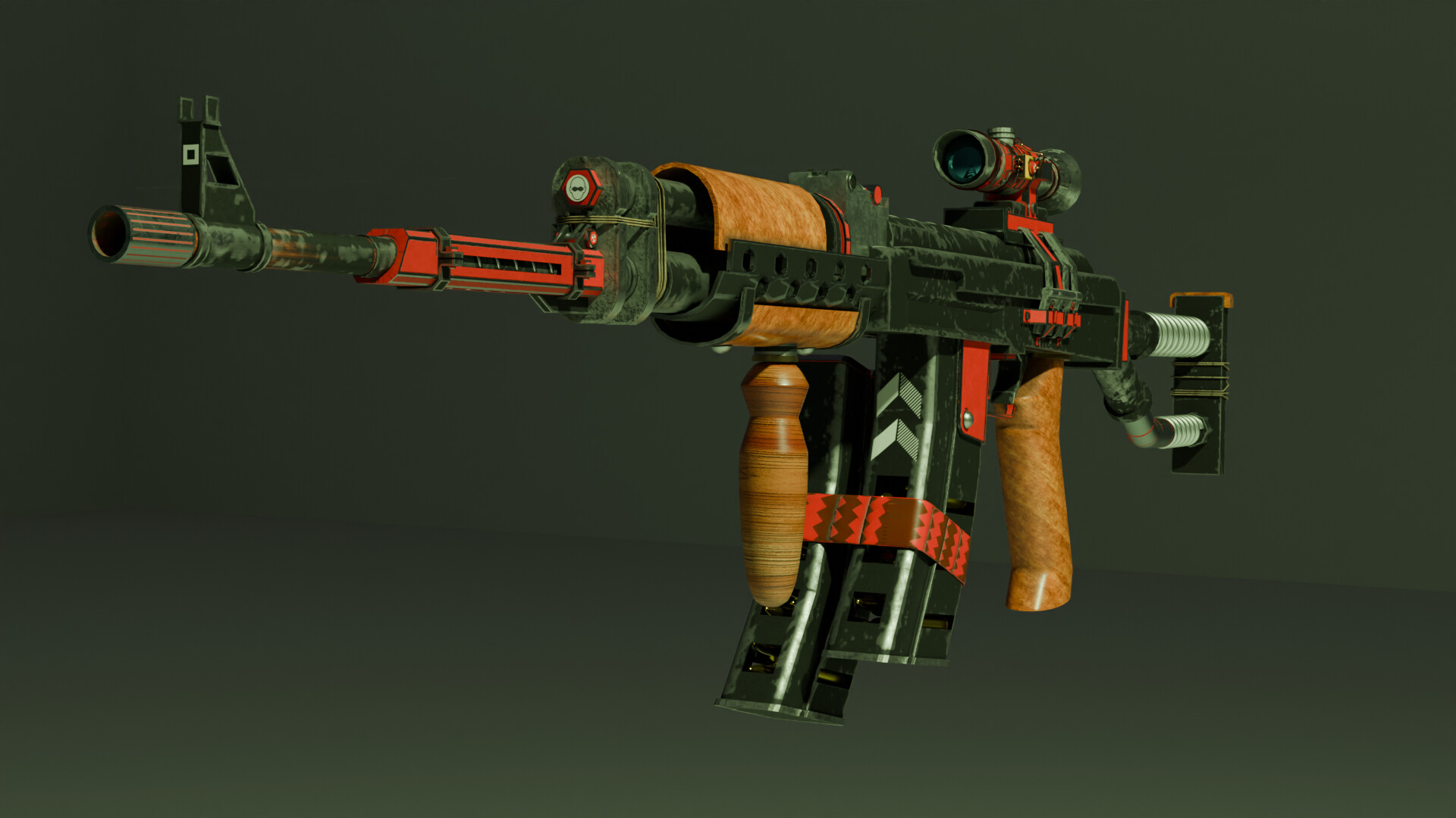 ArtStation - Homemade AK-47