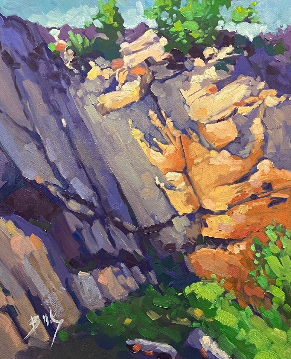 ArtStation - Quarry cliff face