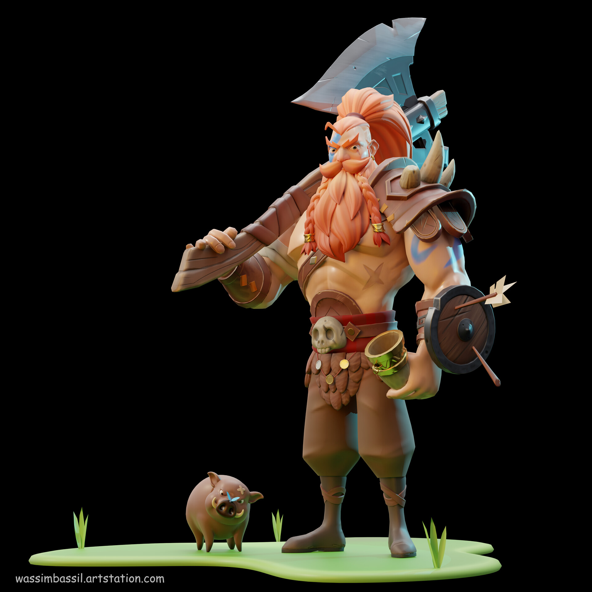 ArtStation - Warlock _ Stylized Viking