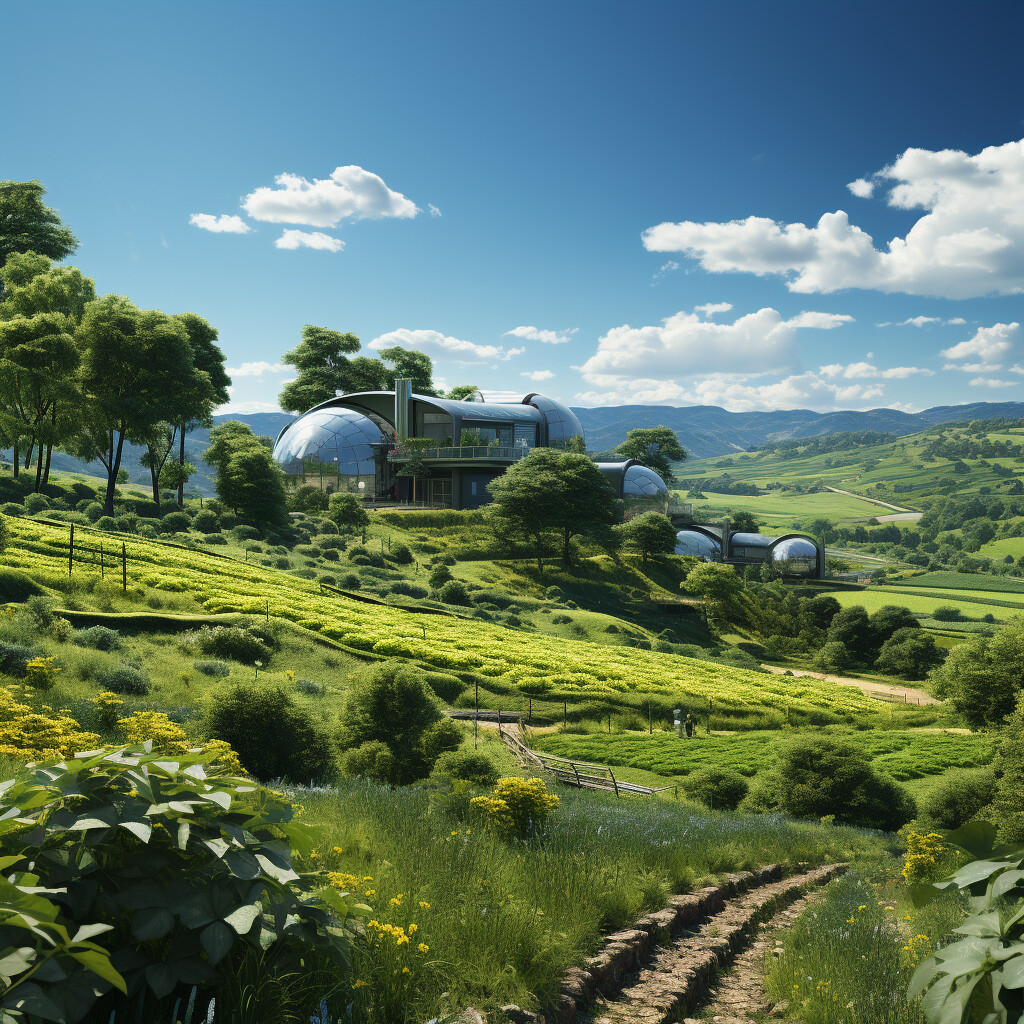 ArtStation - Technology is not evil, but wrong choices are. Interstellar Rural Life~