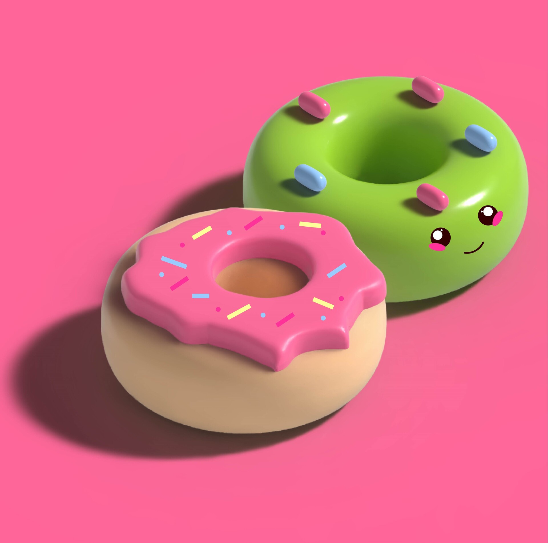 ArtStation - 3d Donuts
