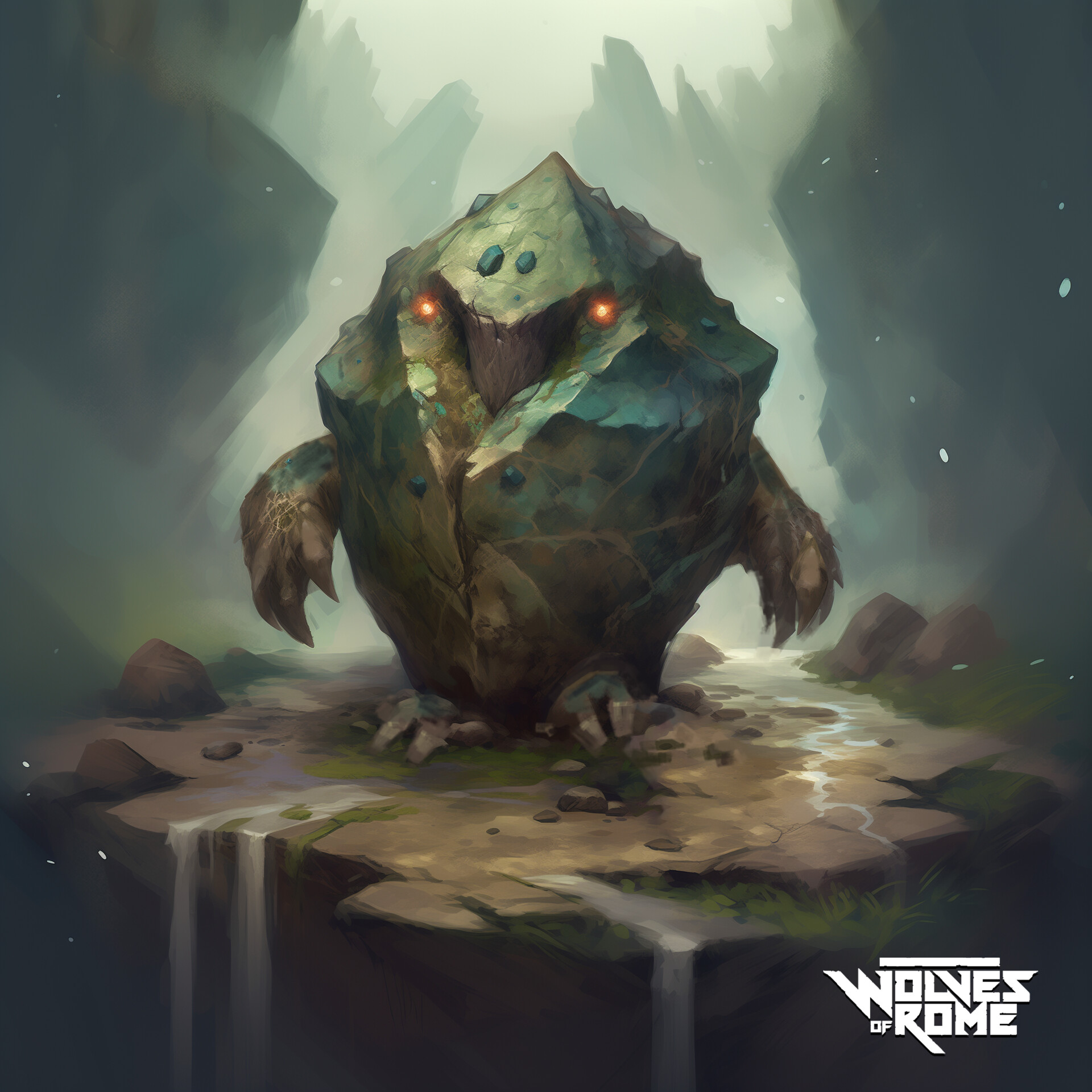ArtStation - Walking Magic Stone - Wolves of Rome TCG