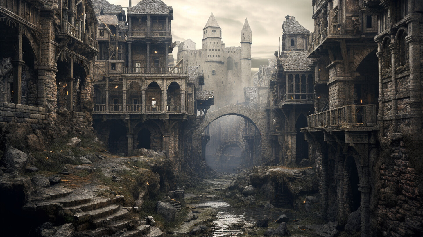 Concept Art - +420 Neo Medieval Environment Concept (4k) | Vol_94