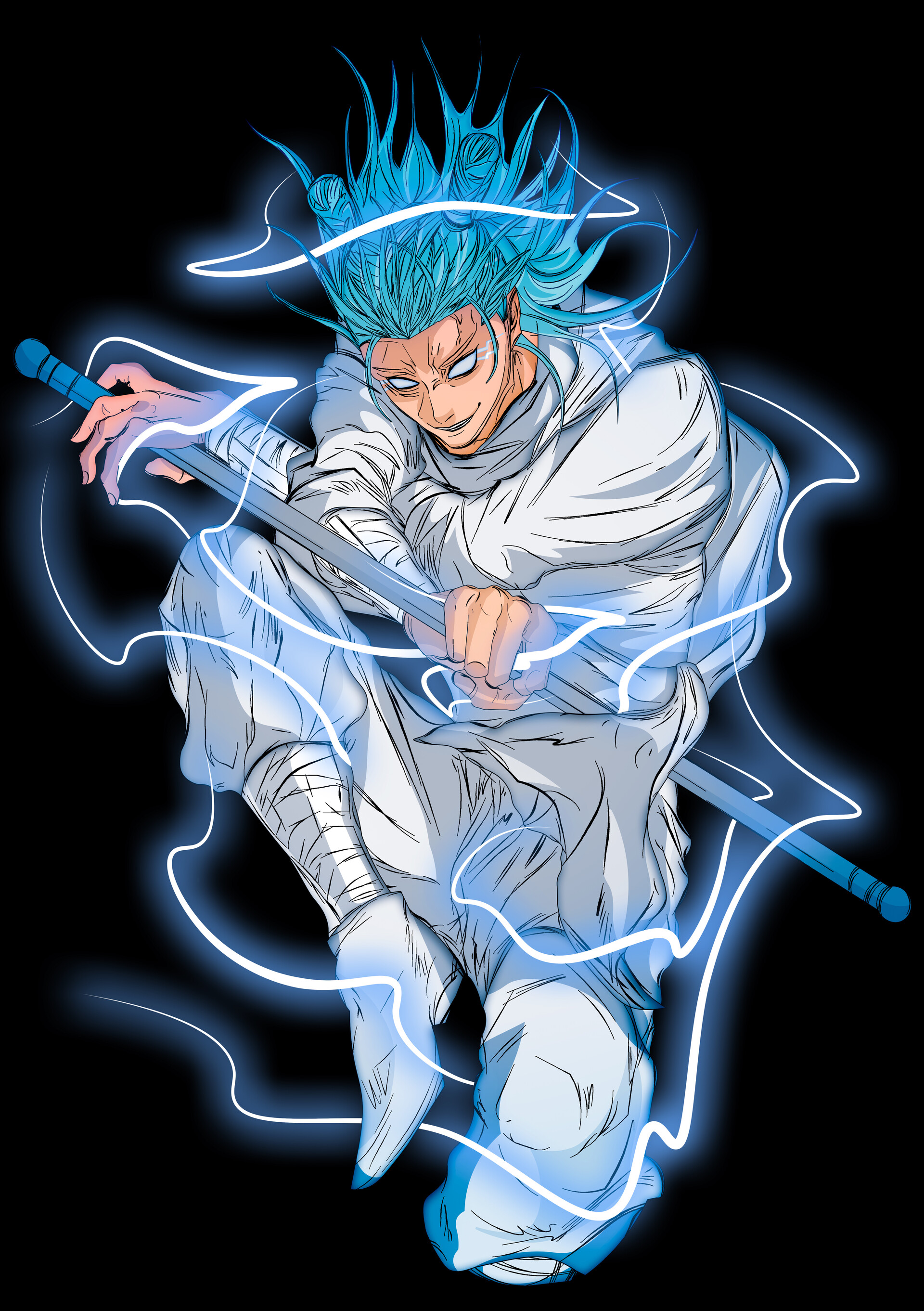 ArtStation - The Thunder God, Kashimo Hajime Enters the Battlefield