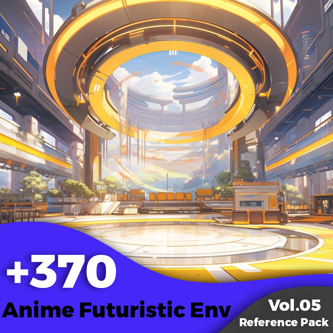 ArtStation - +370 Anime Futuristic Environment(4k)