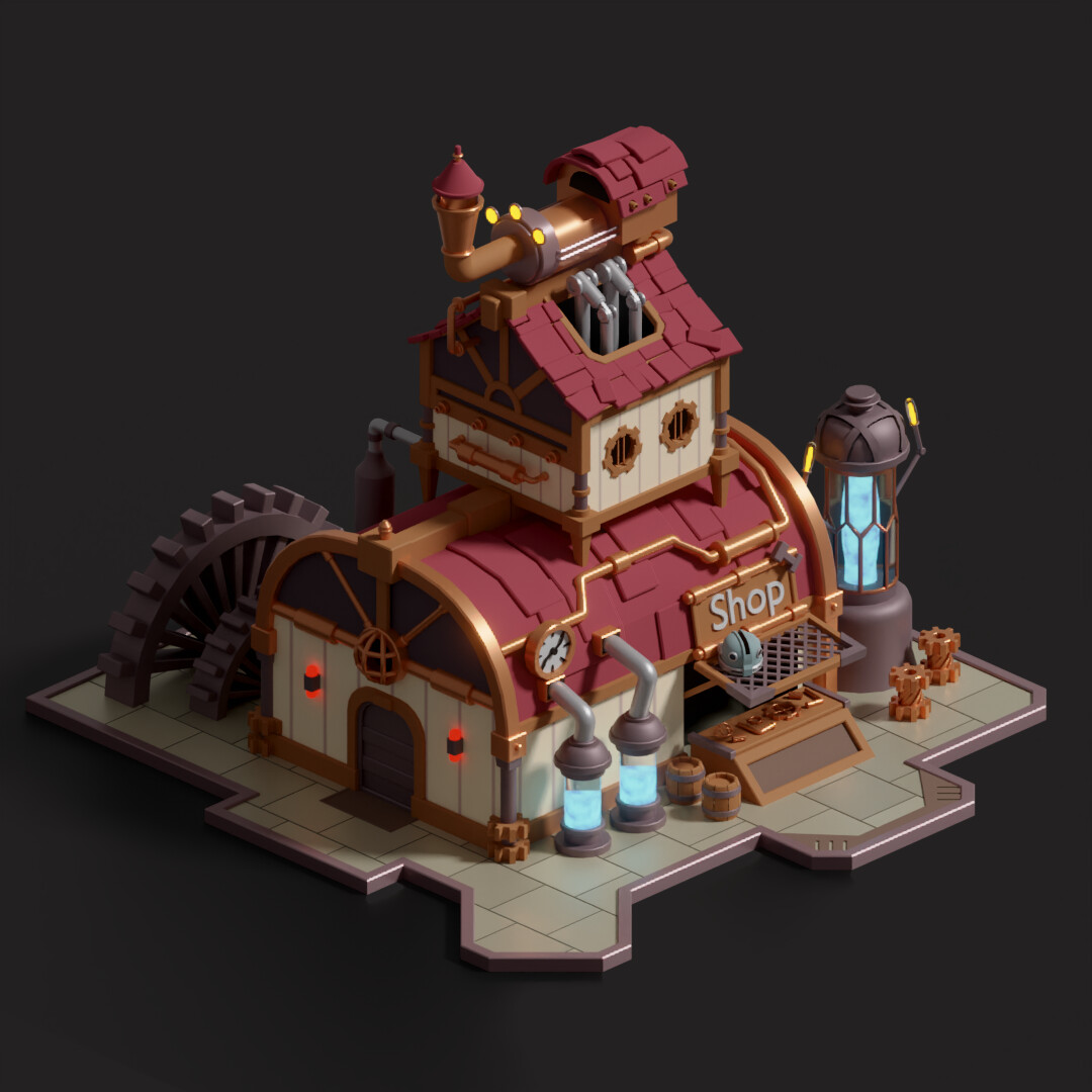 ArtStation - Auto Part Shop