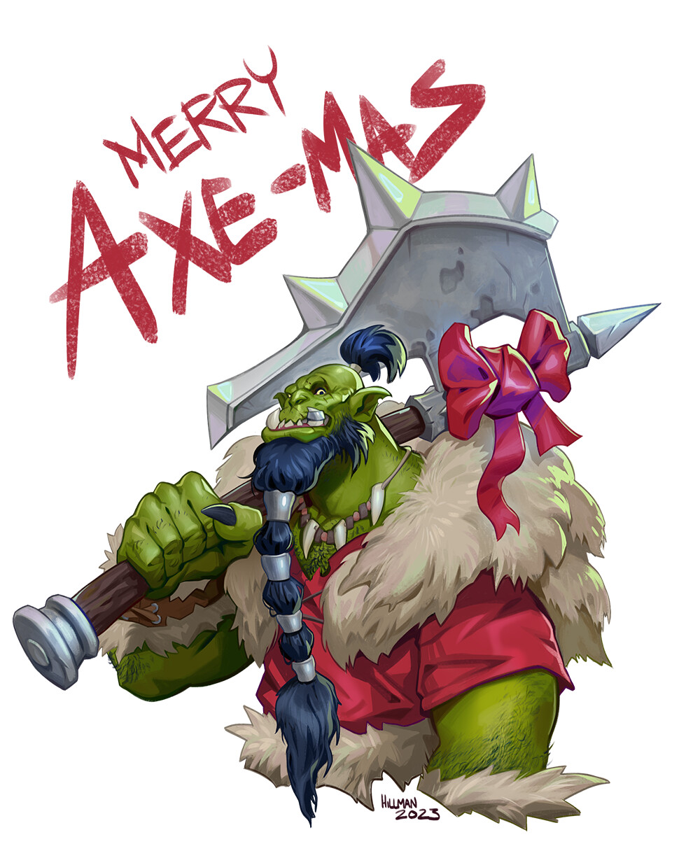 ArtStation - Merry Axe-Mas!