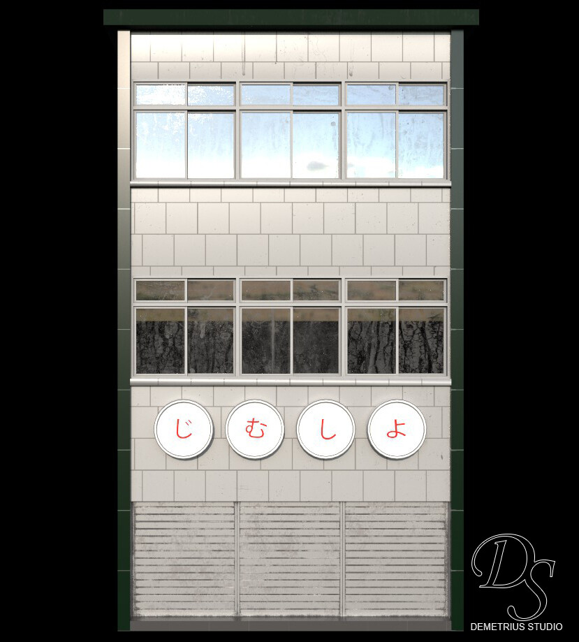 ArtStation - Japanese Style Office Building
