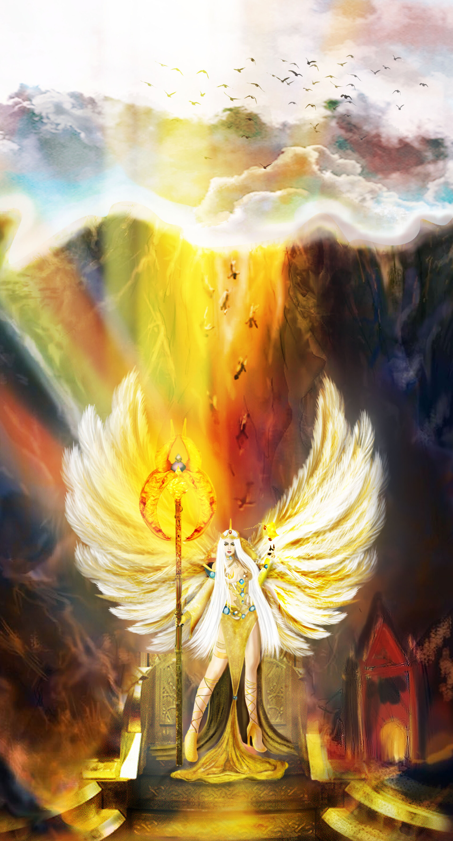 ArtStation - Destiny, goddess of judgment