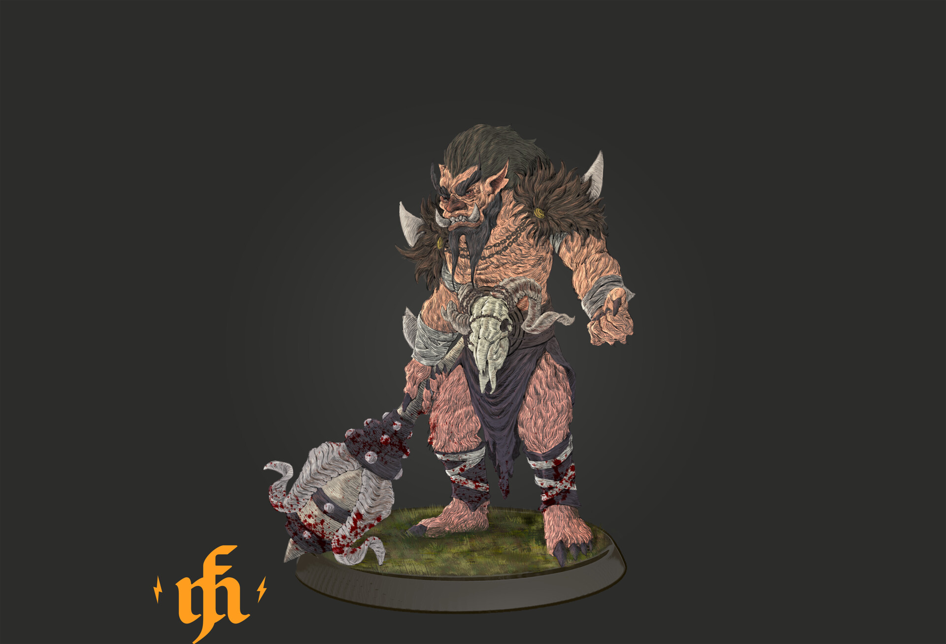ArtStation - Bugbear: Barbarian - MidasForge Concept Art