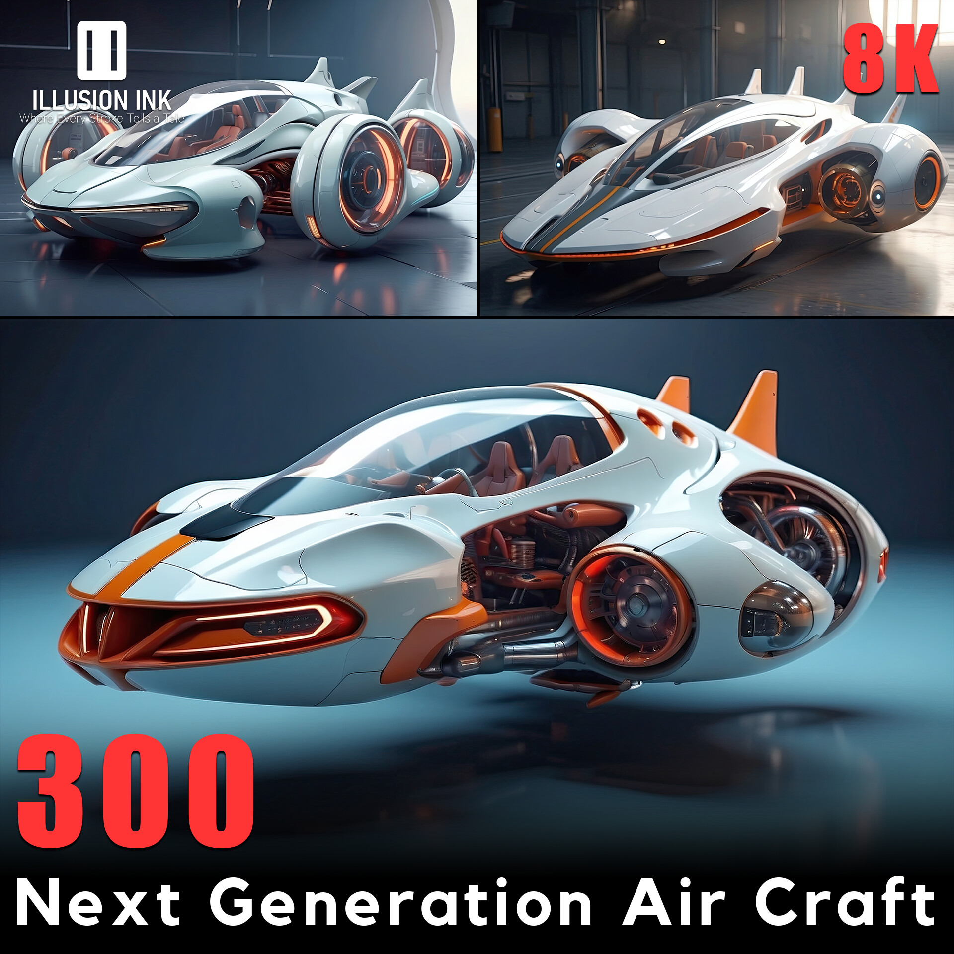 ArtStation - 300 Next Generation Air Craft | 8K