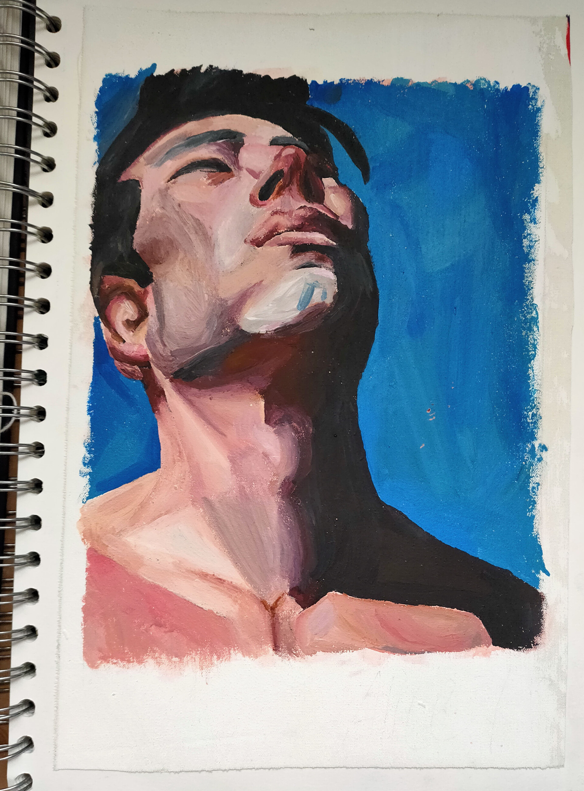 ArtStation - Acrylic man study