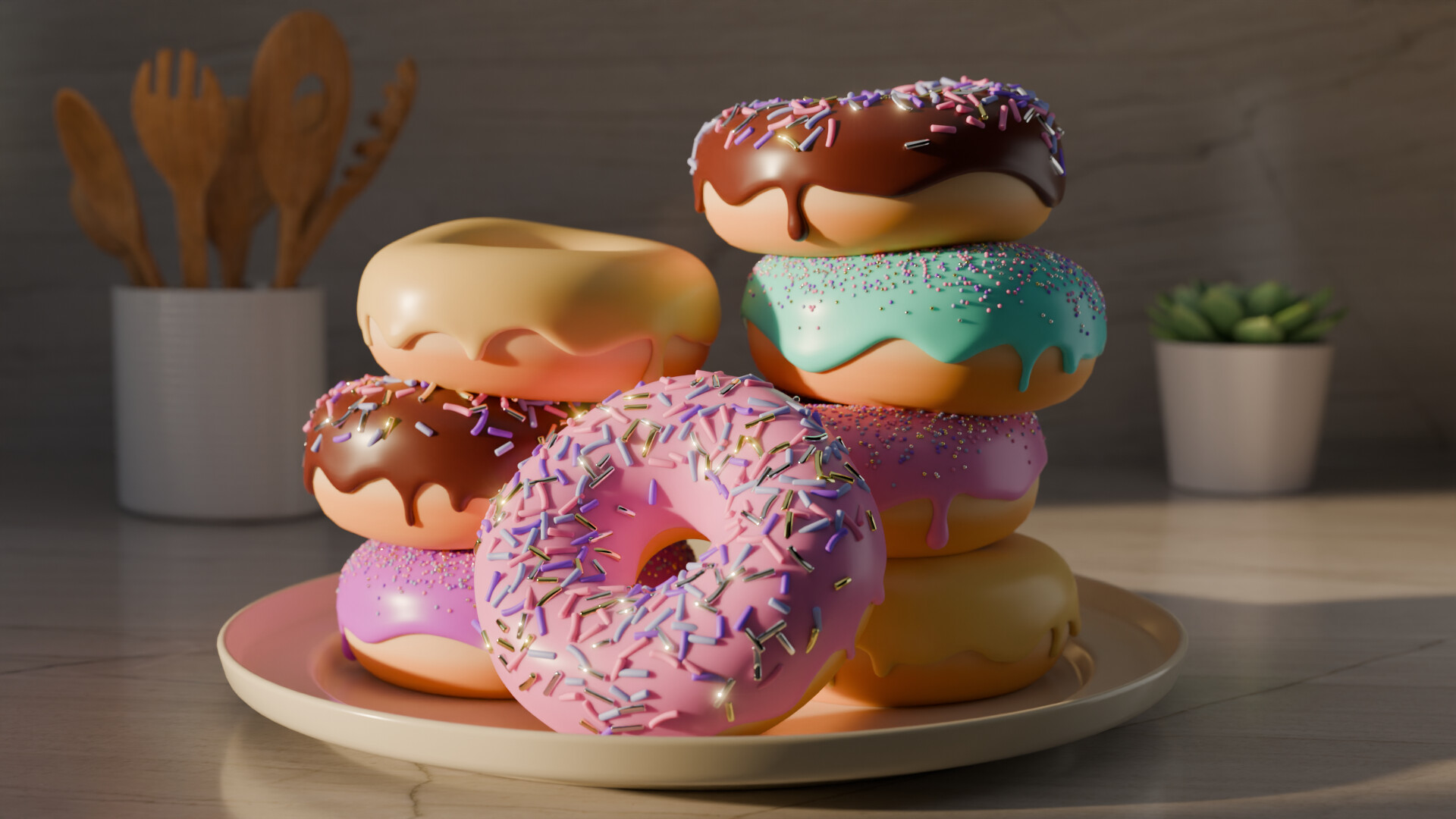 ArtStation - My Donut Render