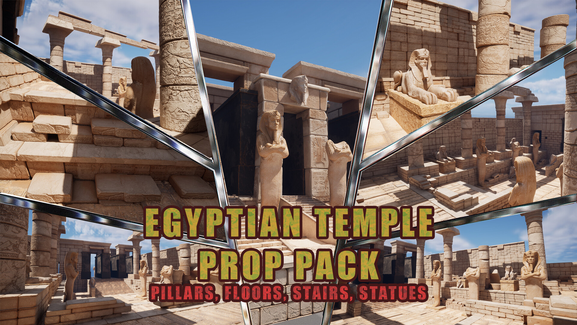 ArtStation - Egyptian Temple Prop Pack: Ancient Assets with High-Res ...