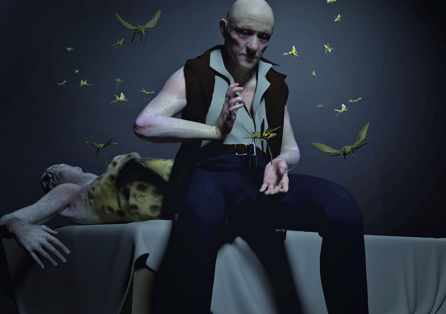 ArtStation - Adaptation of "Bloodfly Nest Keeper" by Piotr Jablonski