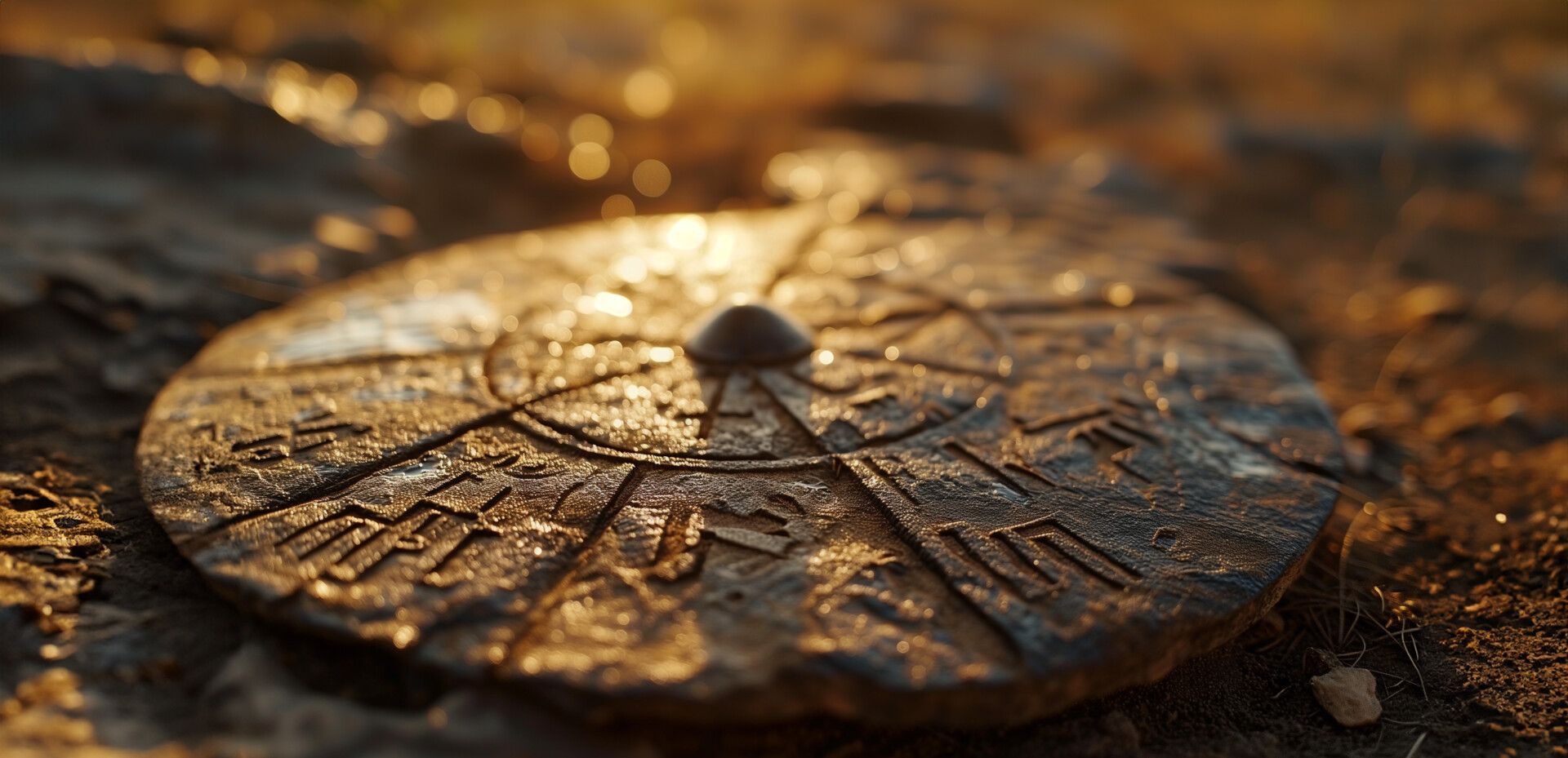 ArtStation - Ancient Turkic Shield on the Ground