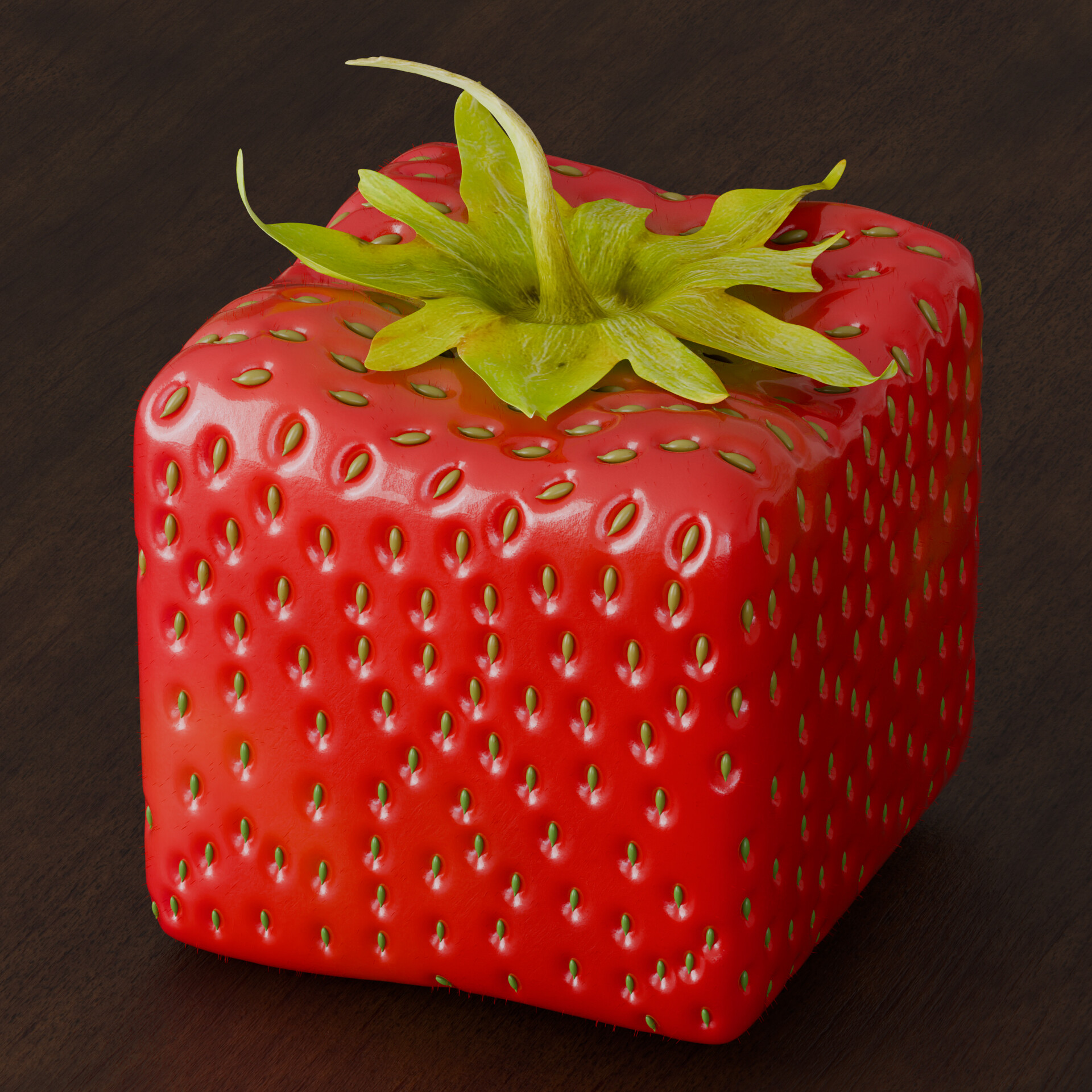 ArtStation - Square strawberry