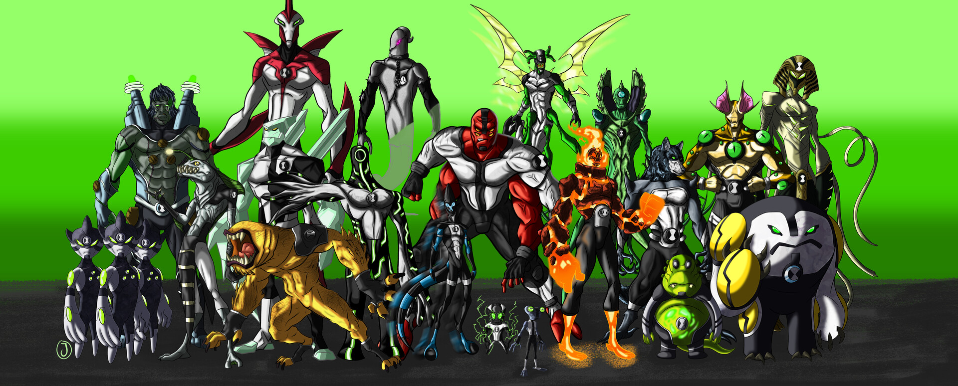 ArtStation - The og Ben 10 Aliens
