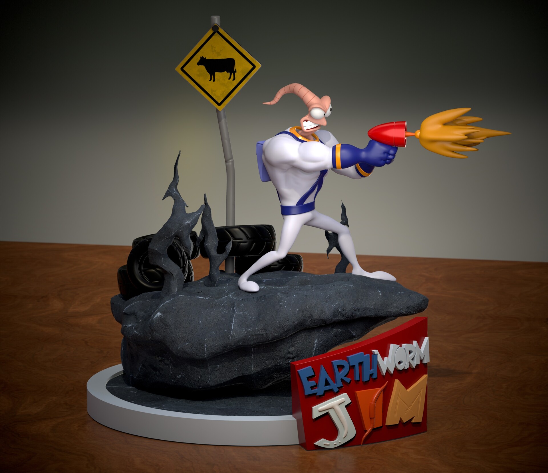 ArtStation - Earthworm Jim | 3D Print